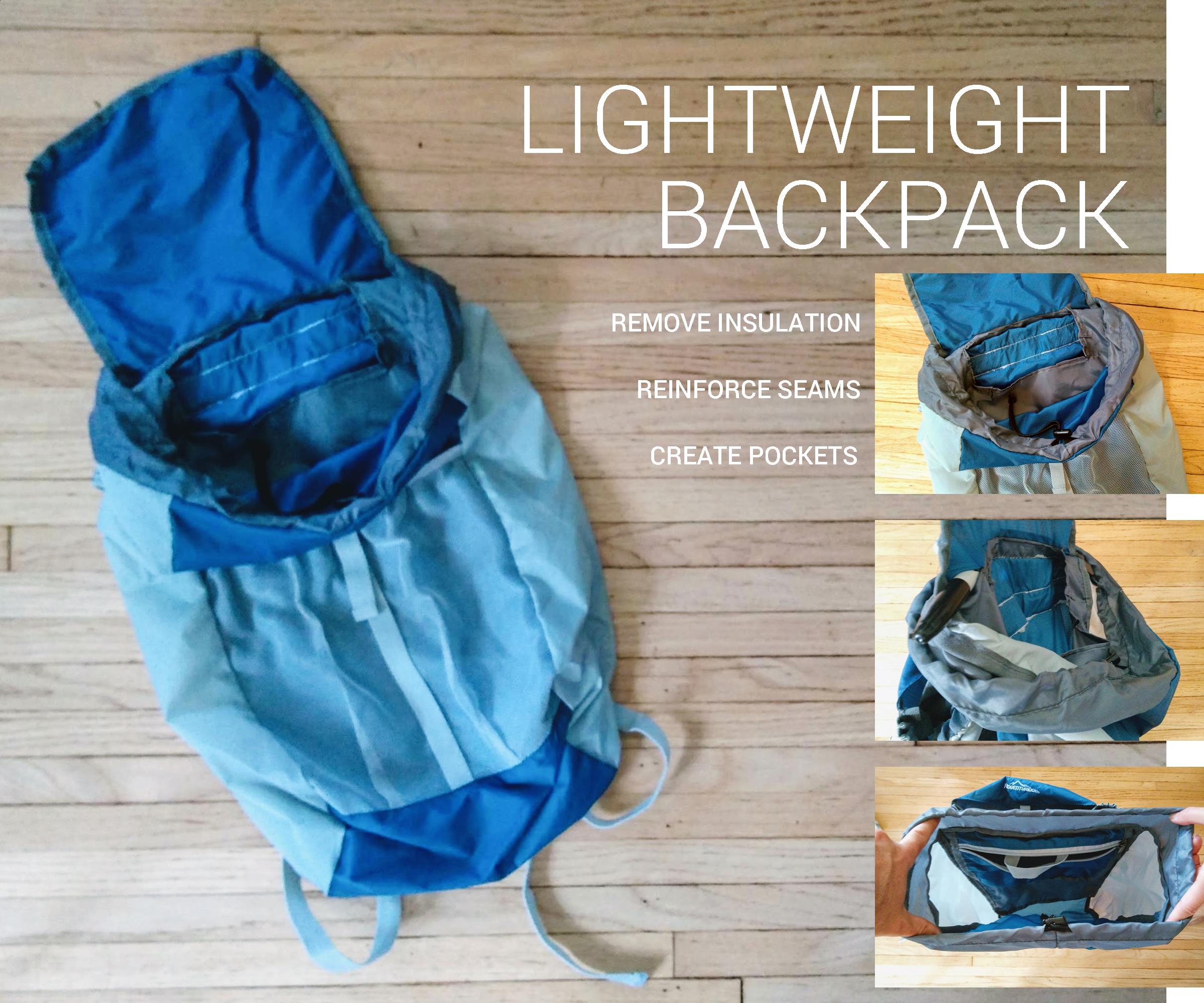 Lightweight Backpack : 15 Steps (with Pictures) - Instructables