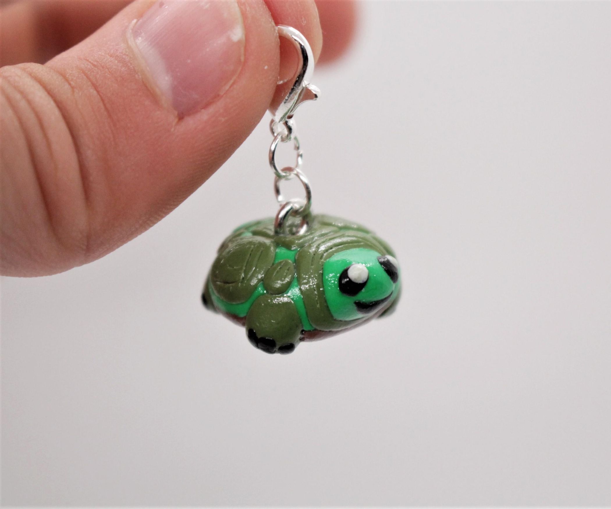 Mini Hand Made Green Polymer Clay Turtle : 18 Steps (with Pictures ...