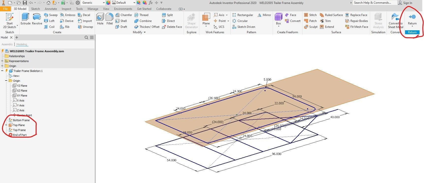 Overview: Autodesk Inventor Frame Generator Trailer : 29 Steps ...