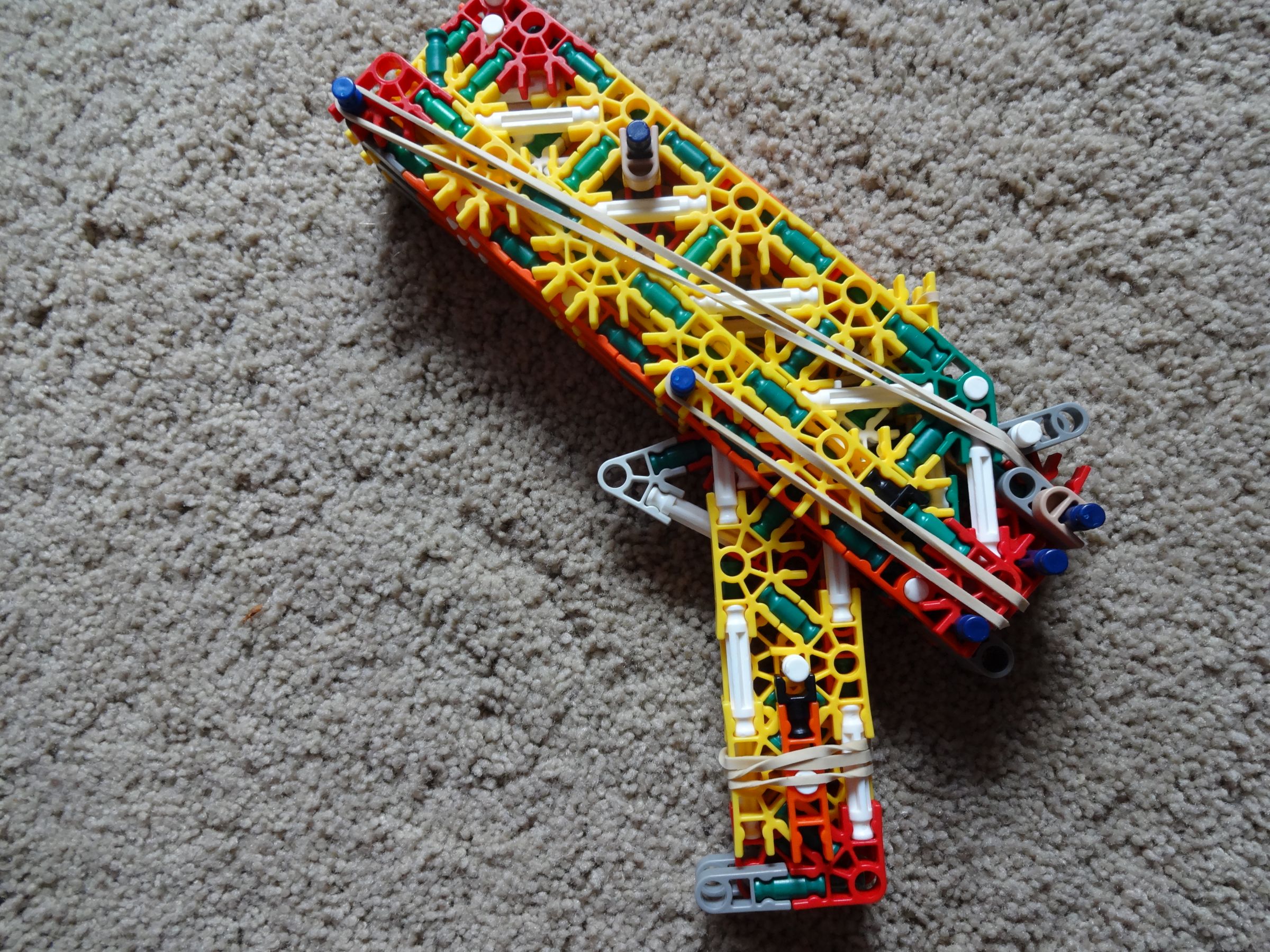 Review: Blue Mullet's K'NEX Semi Auto Blowback Pistol - Instructables