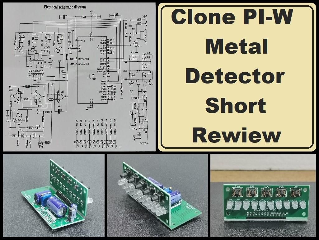 Clone PI-W Atmega8 (Arduino) Metal Detector Short Review : 4 Steps - Instructables