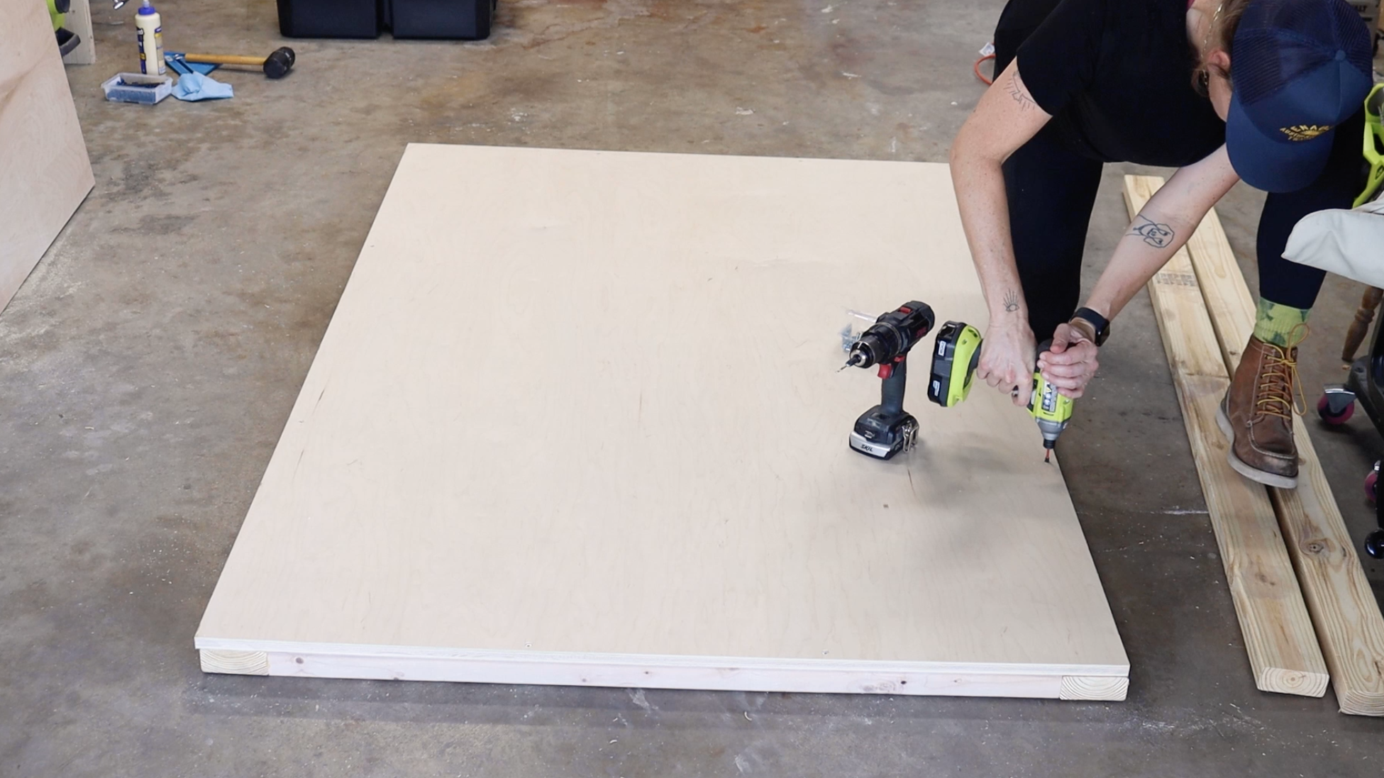 EASY DIY Workbench! Mobile With Storage : 9 Steps (with Pictures ...