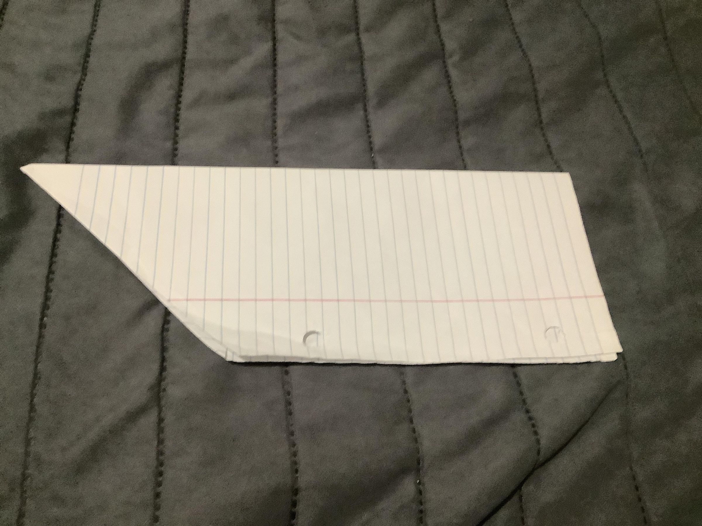 How to Make a Basic Paper Airplane It Flies Pretty Far : 7 Steps ...