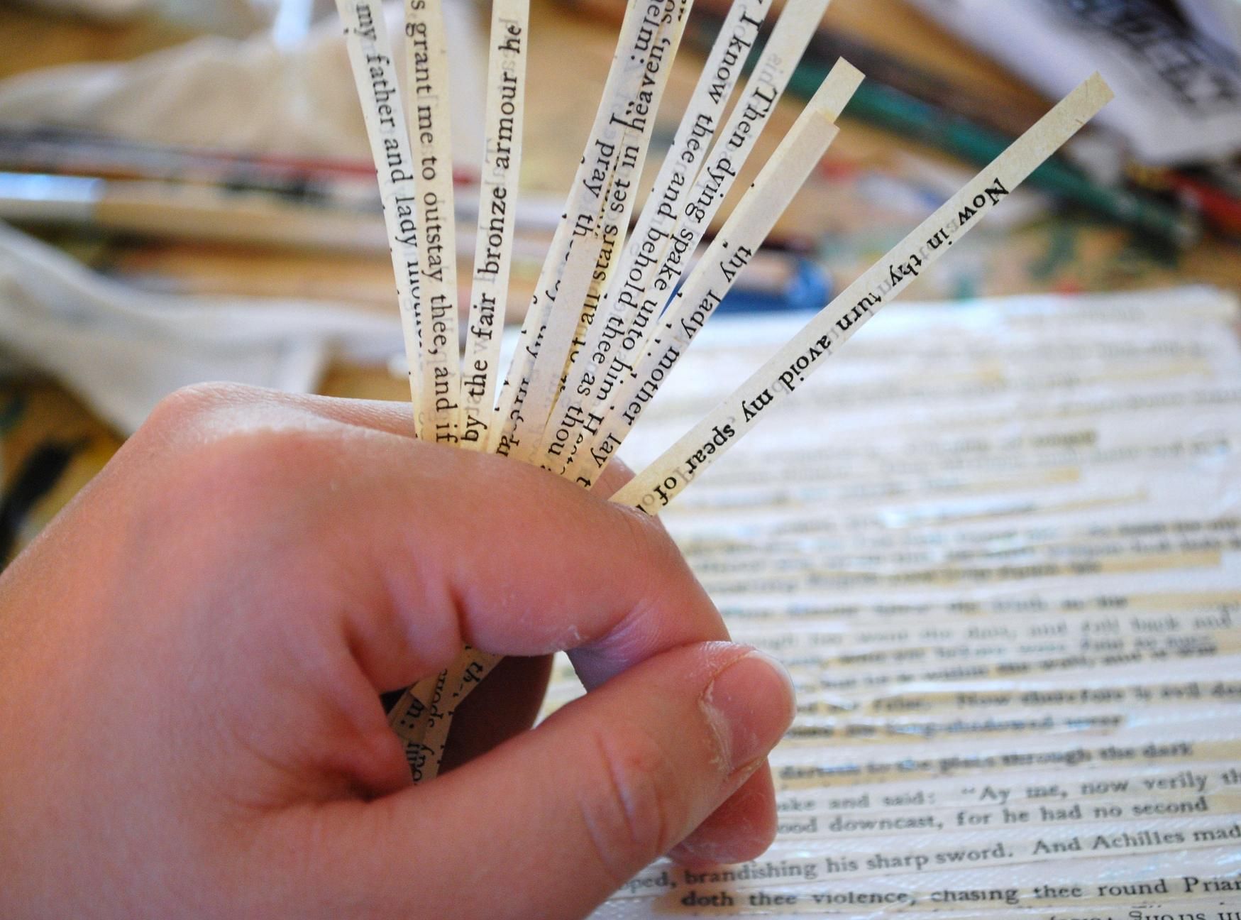 How to Make Upcycled Art With Old Books : 10 Steps (with Pictures ...