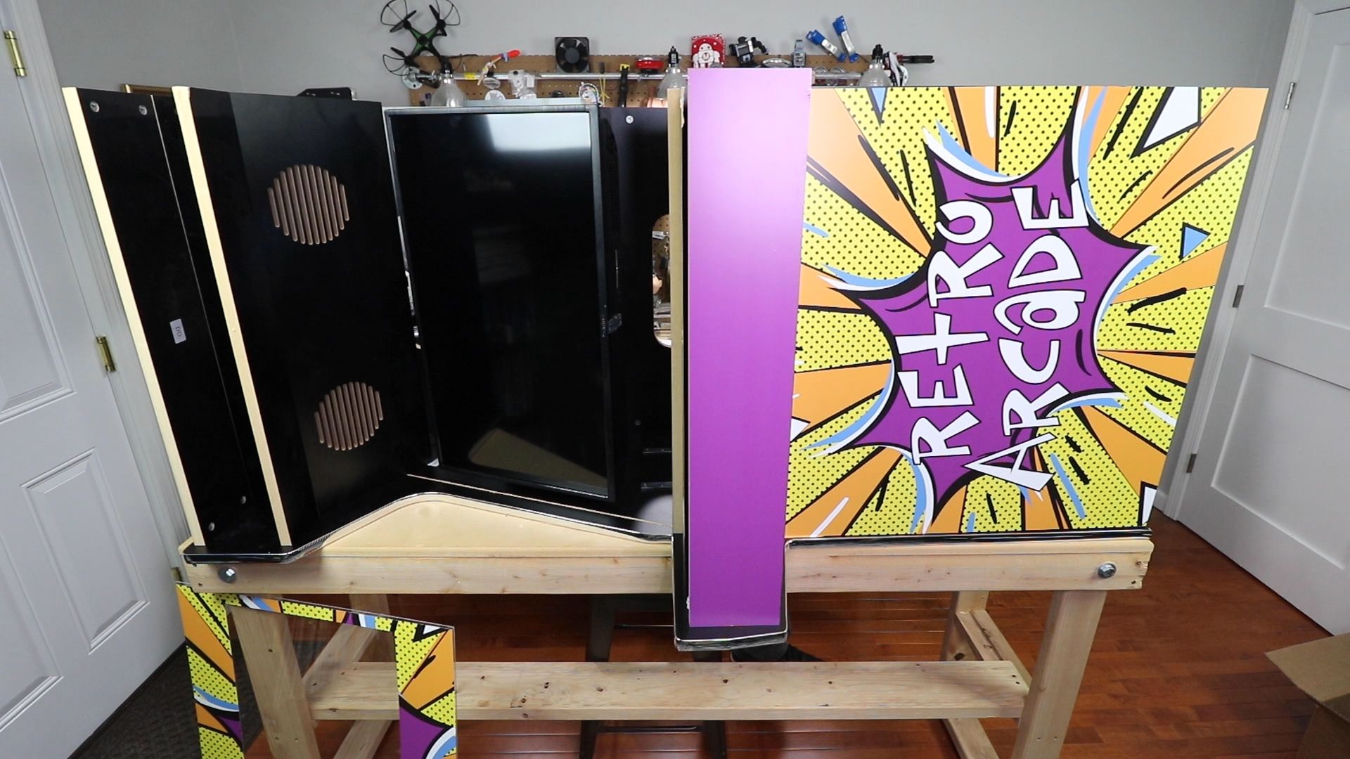 2-Player Stand-Up Retro Arcade : 20 Steps - Instructables