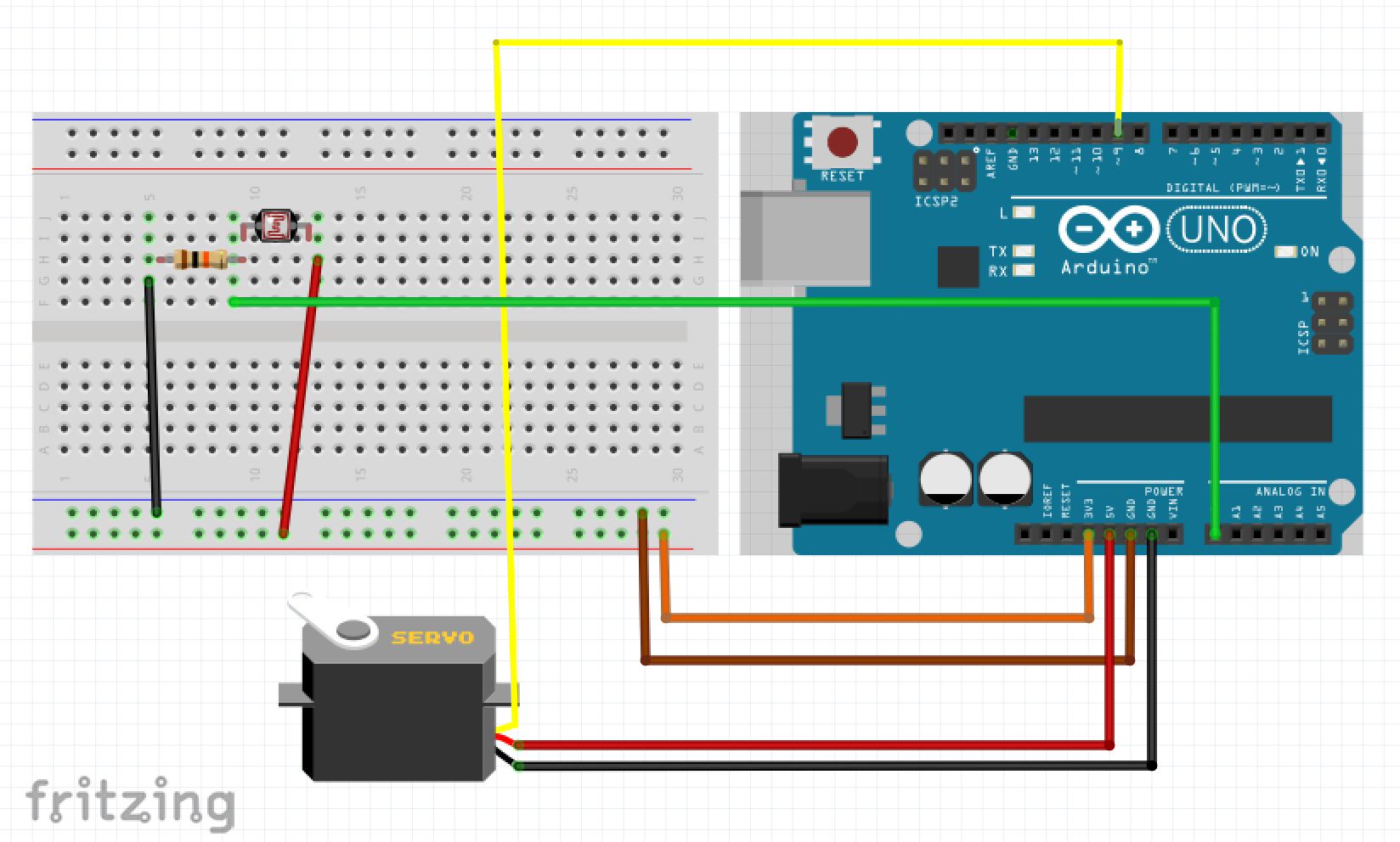 Light-Controlled Servo : 4 Steps (with Pictures) - Instructables