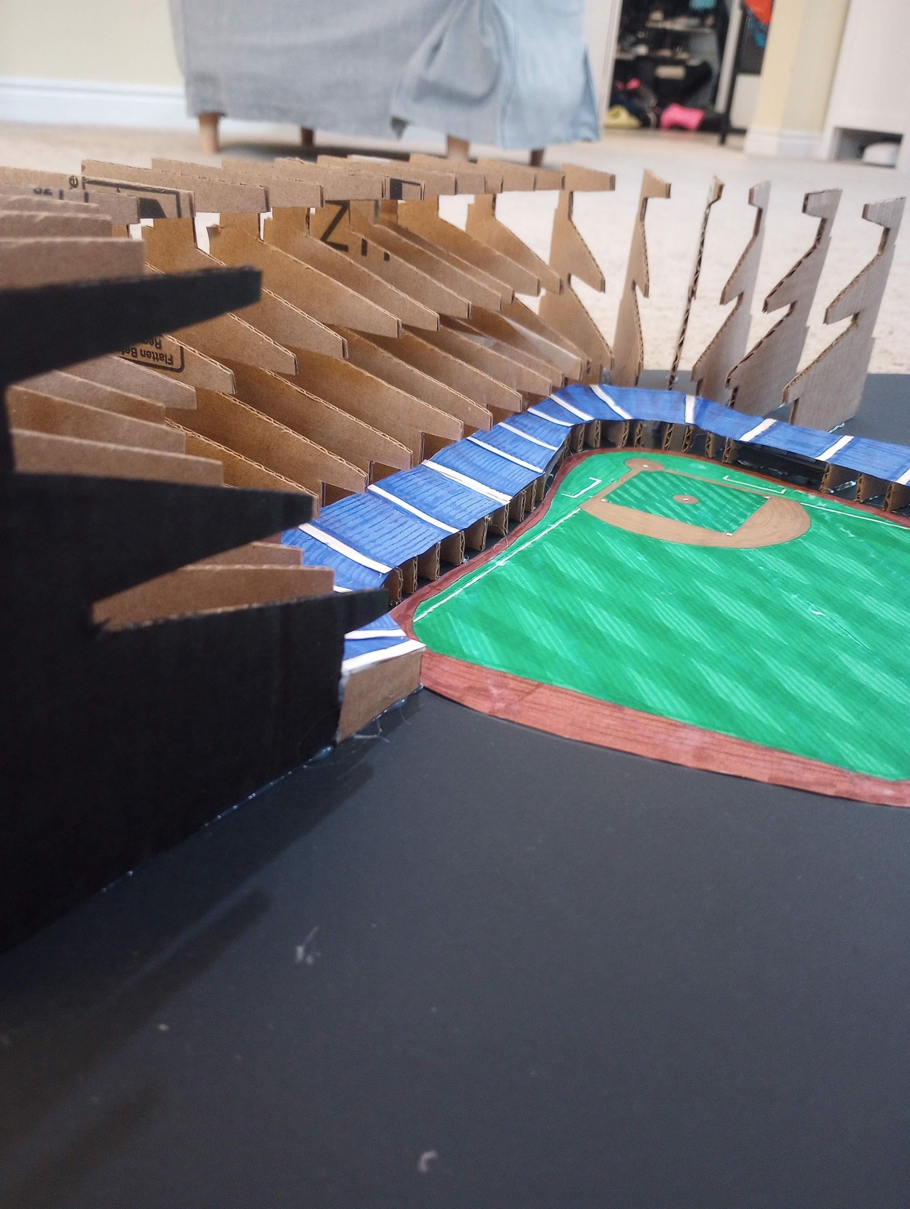Cardboard MLB Stadium : 39 Steps (with Pictures) - Instructables