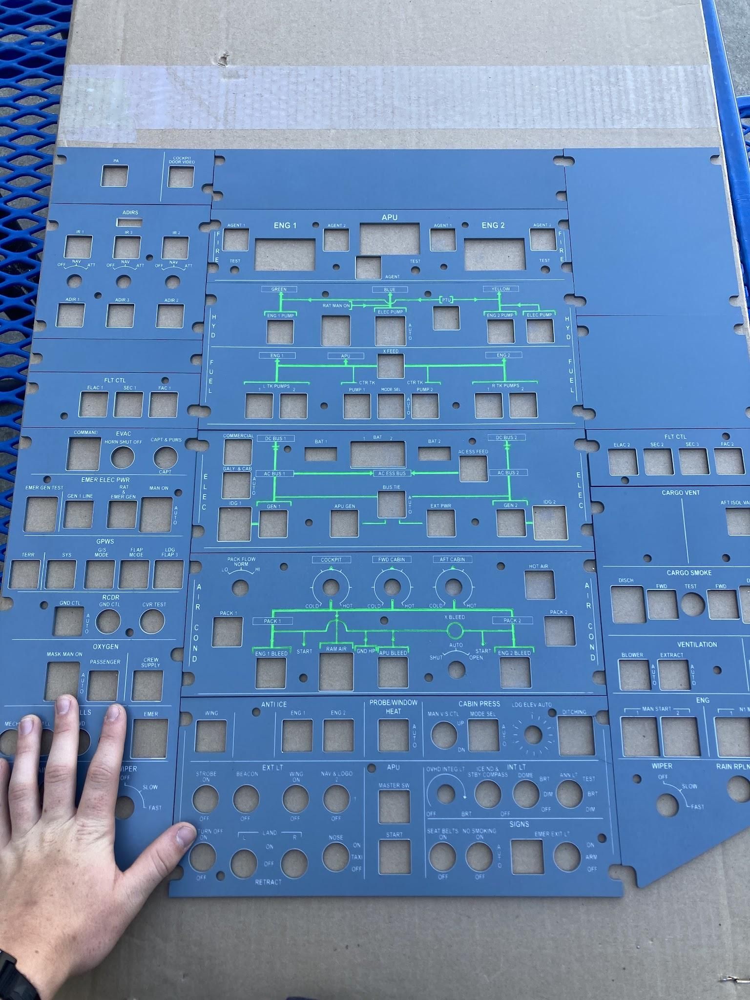 Airbus Overhead Panel : 24 Steps - Instructables