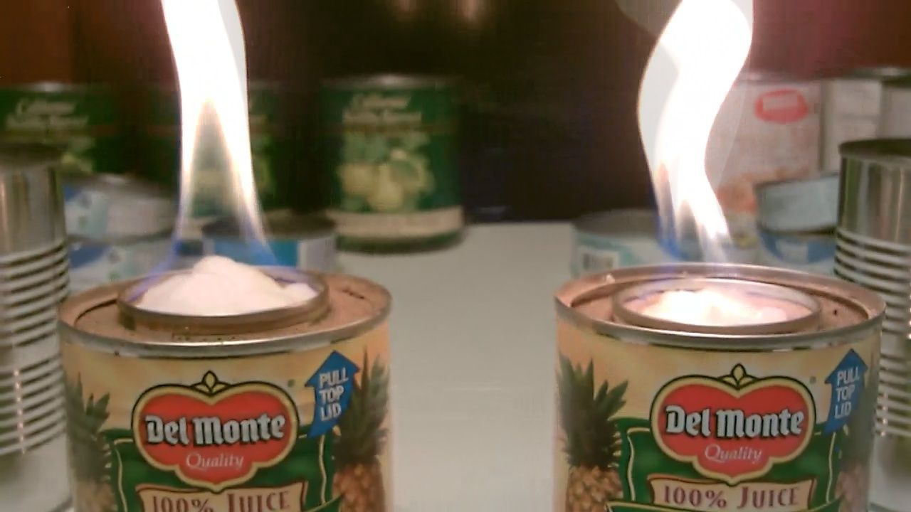 Steel Can Heater/Stove! the 'Cotton Ball' Heater/stove! - Easy DIY : 9 ...