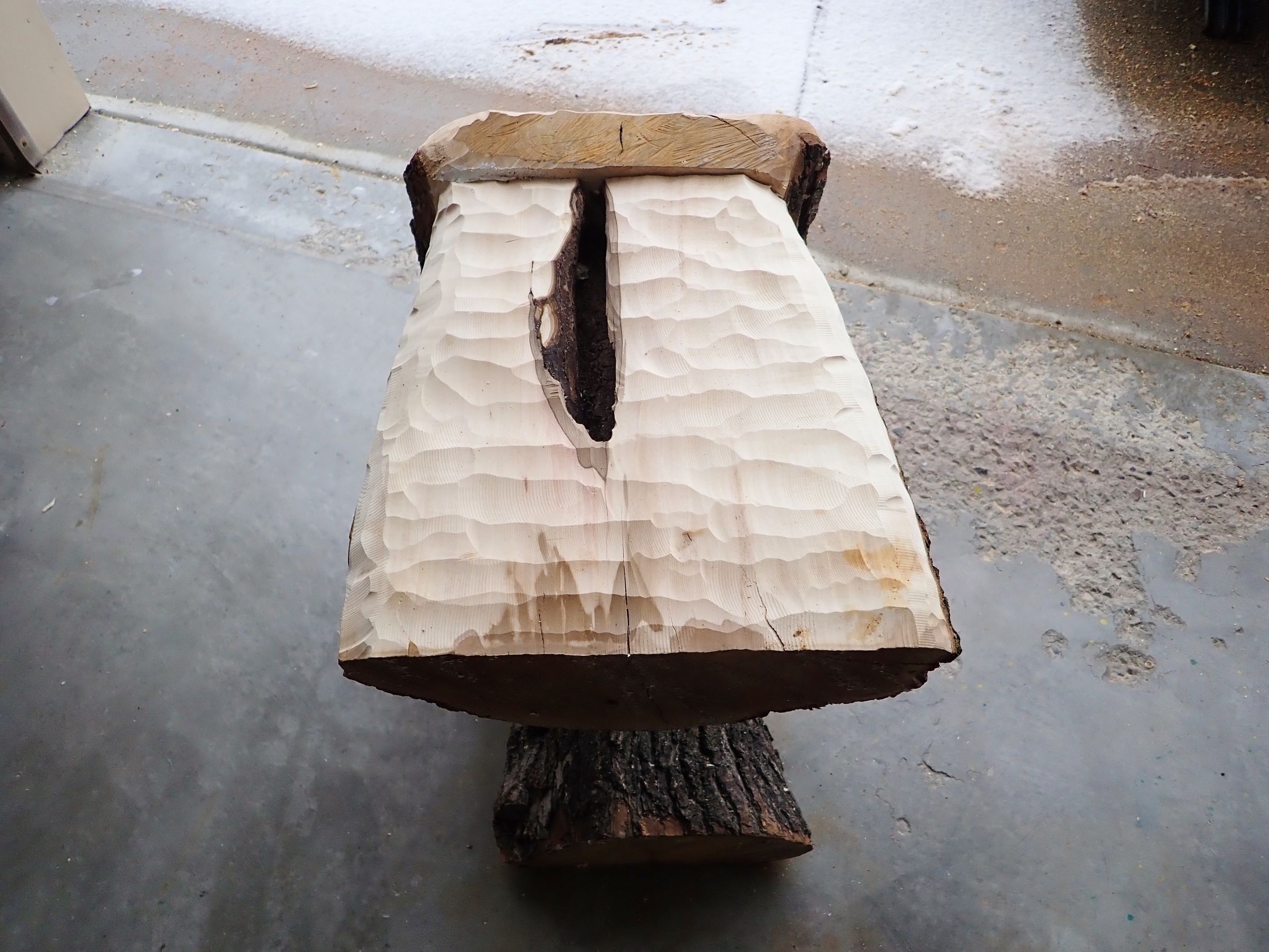 Simple Garden Bench From a Log : 11 Steps (with Pictures) - Instructables