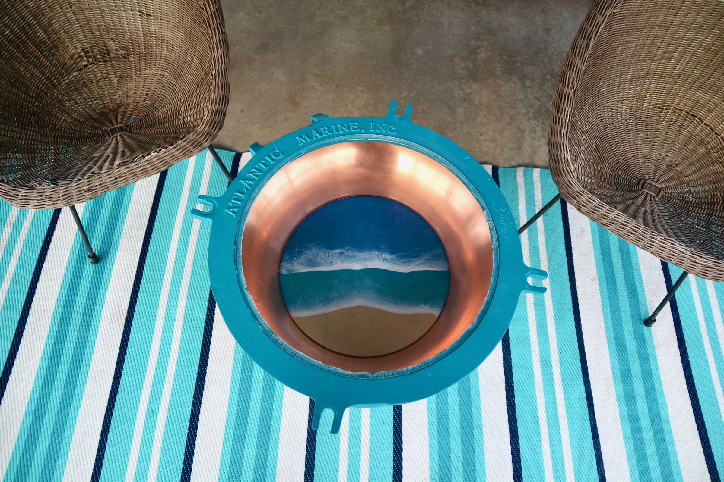 Make a Porthole Table - Cool Outdoor Decor! : 8 Steps (with Pictures ...