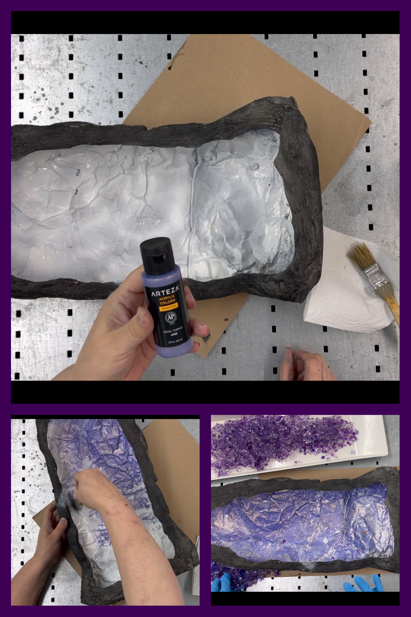 Fake Geode W/ Jazzy Glass : 9 Steps (with Pictures) - Instructables