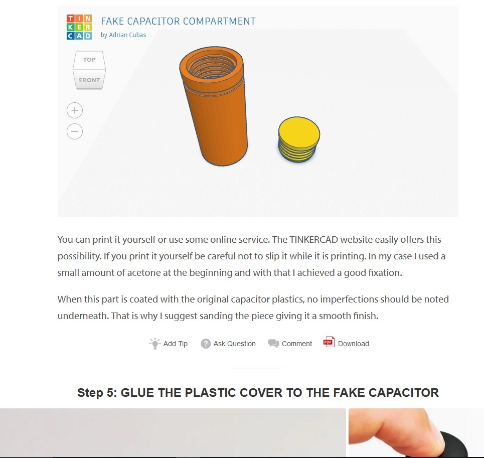 Embed Tinkercad Designs in Instructables : 4 Steps (with Pictures) - Instructables