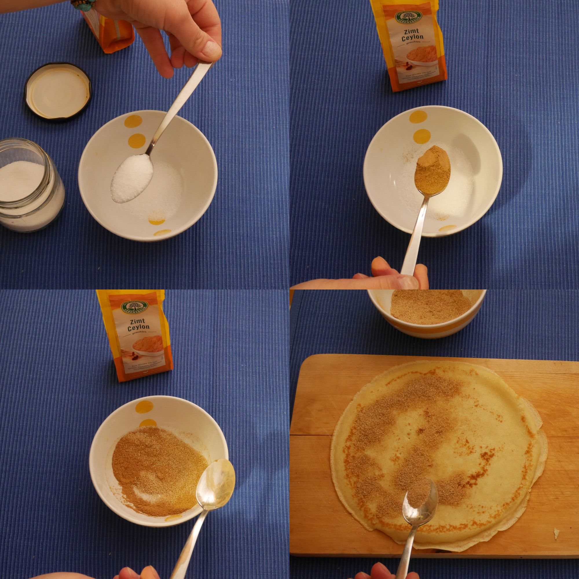 Cinnamon Crêpes Flambéed - a Burning Dessert Idea : 6 Steps (with ...