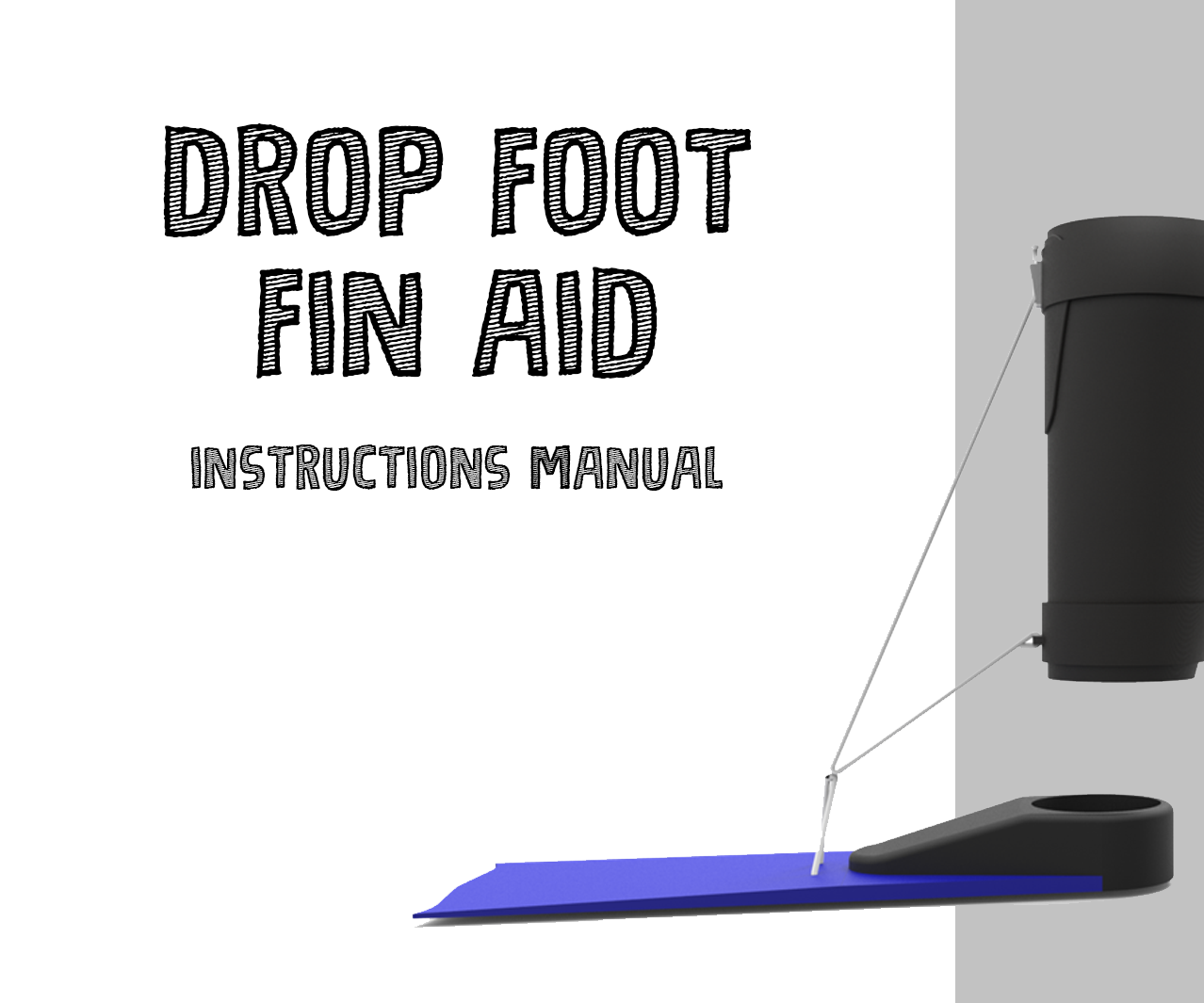 Under the Sea- Dropfoot Fin Aid : 9 Steps - Instructables