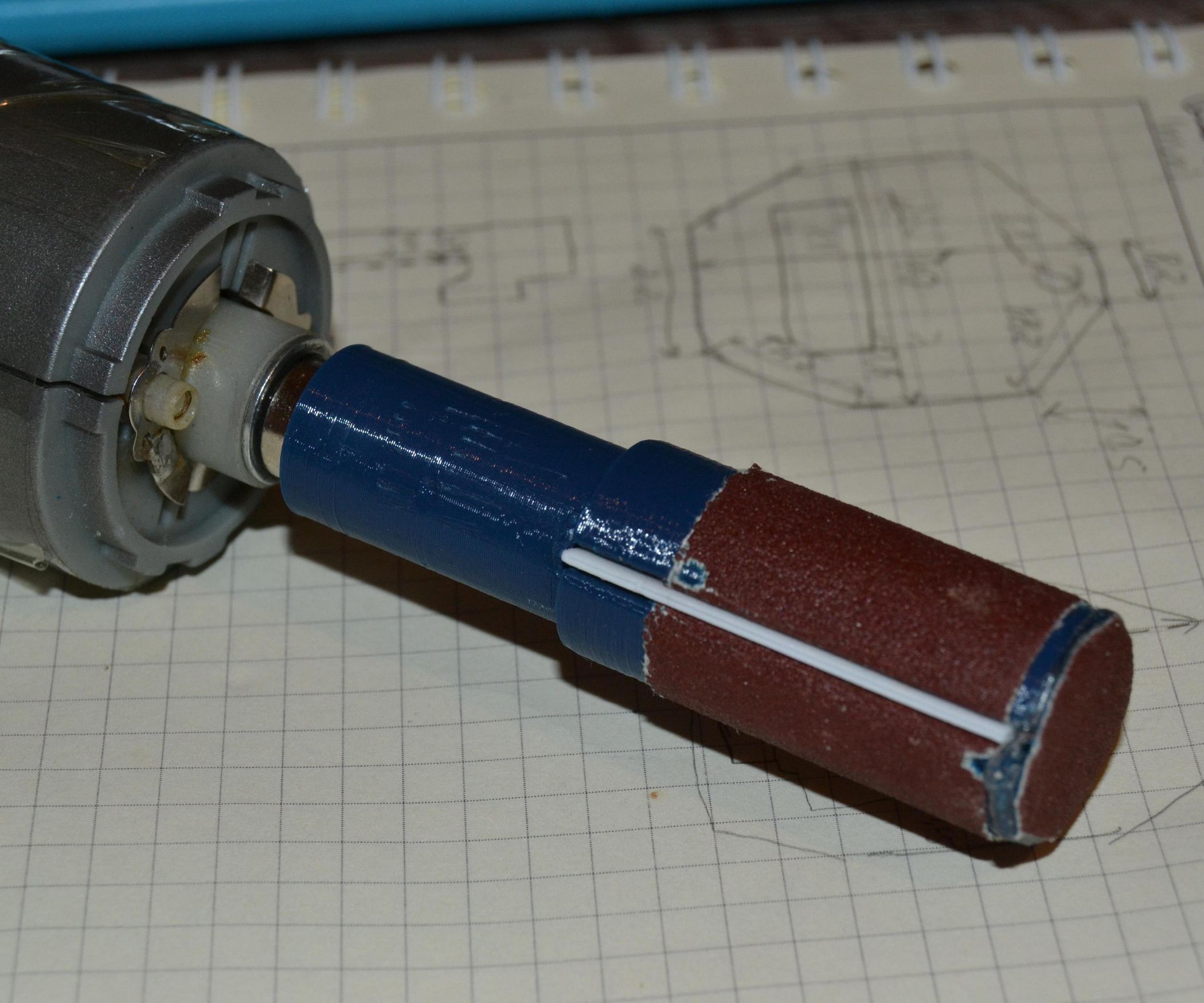Sanding Machine From Electric Screwdriver (useful for Sanding PLA) : 7 ...