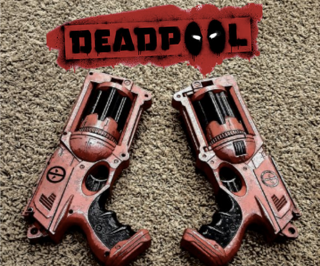Deadpool Dual Wield Nerf Pistols Nerf Modification : 8 Steps (with ...