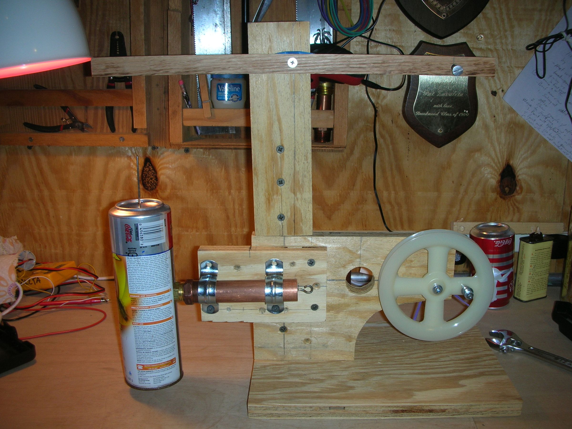 A Working, Old-Timey Stirling Engine - Hand Tools Only! : 10 Steps ...