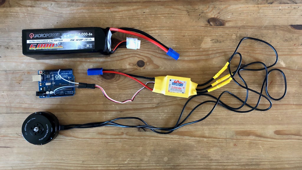 Esc Programming On Arduino Hobbyking Esc 4 Steps Instructables