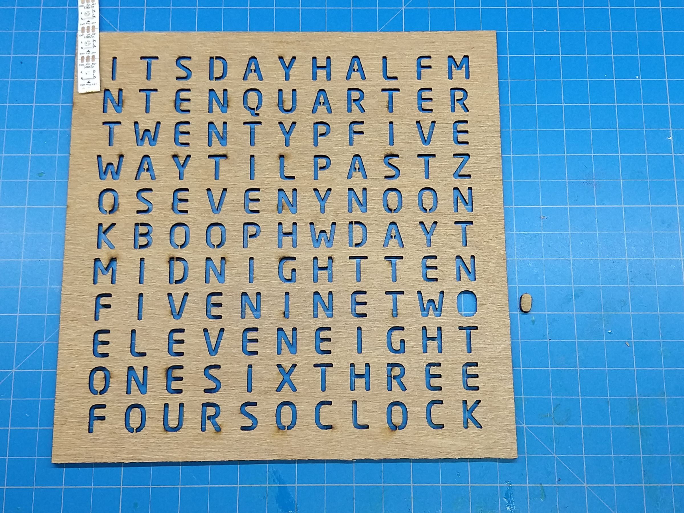 Word Clock : 21 Steps (with Pictures) - Instructables