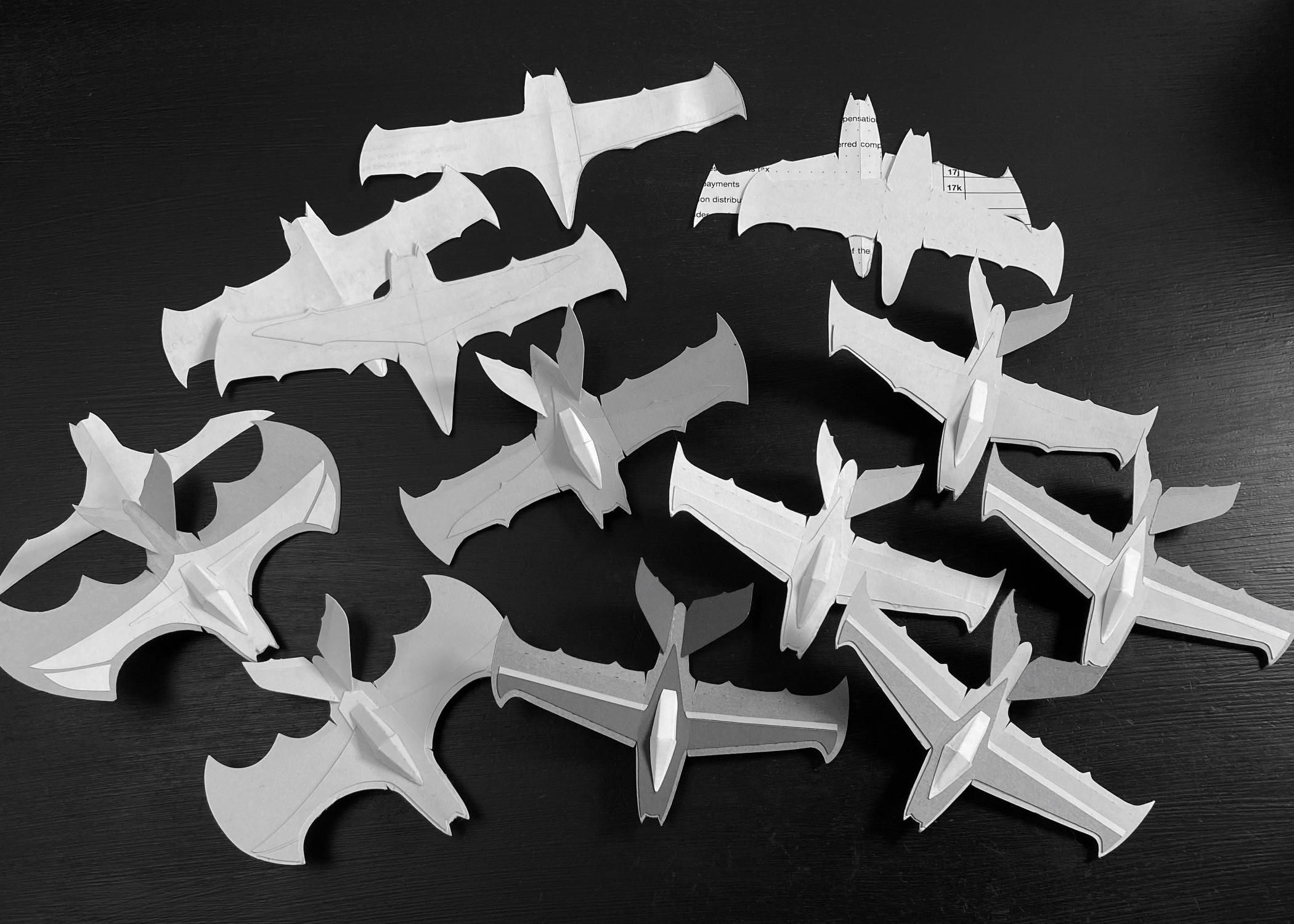 Batwing Card Stock Glider : 8 Steps (with Pictures) - Instructables