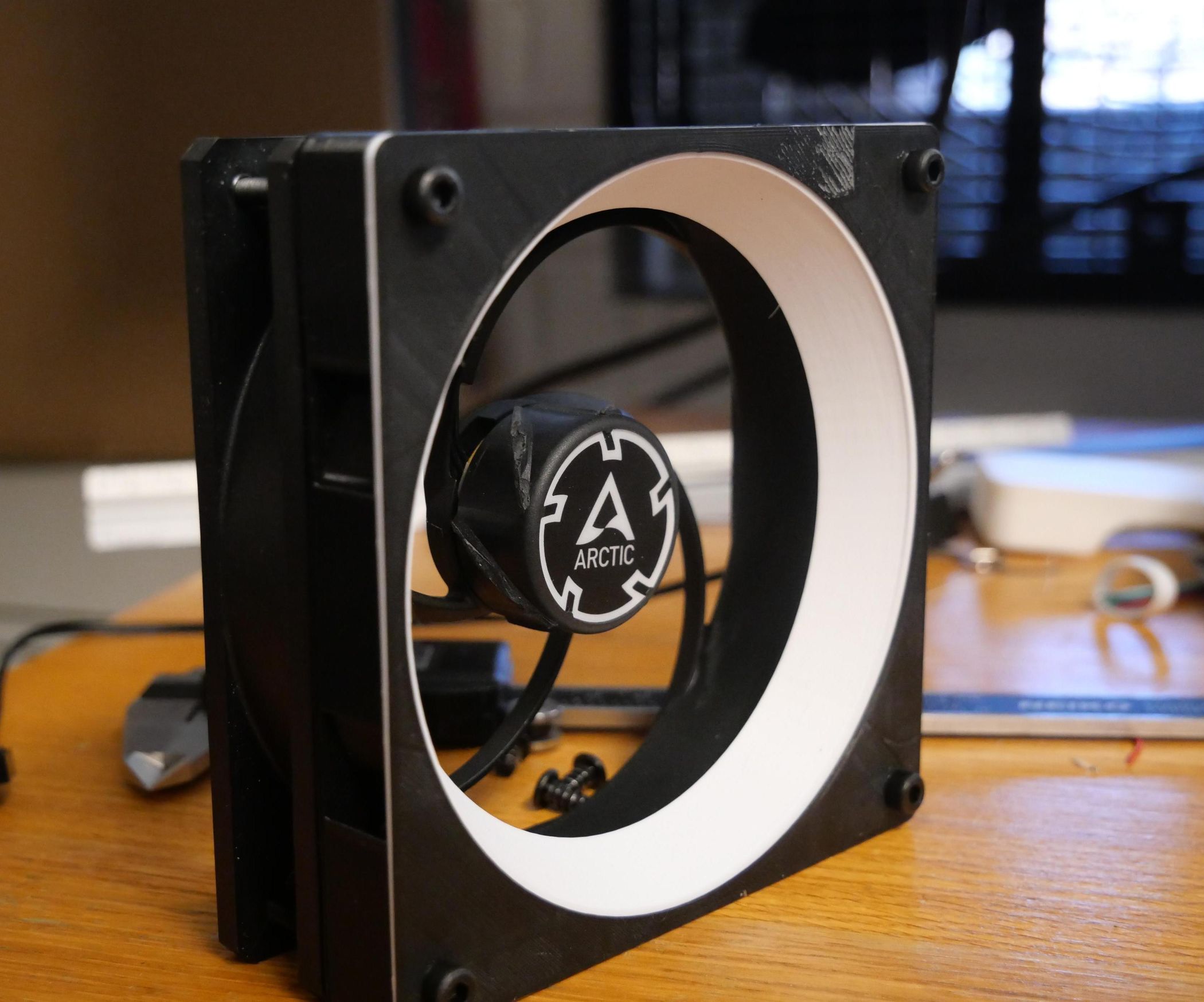 DIY RGB LED 120mm Fan (Completely 3D Printed!) : 6 Steps (with Pictures ...
