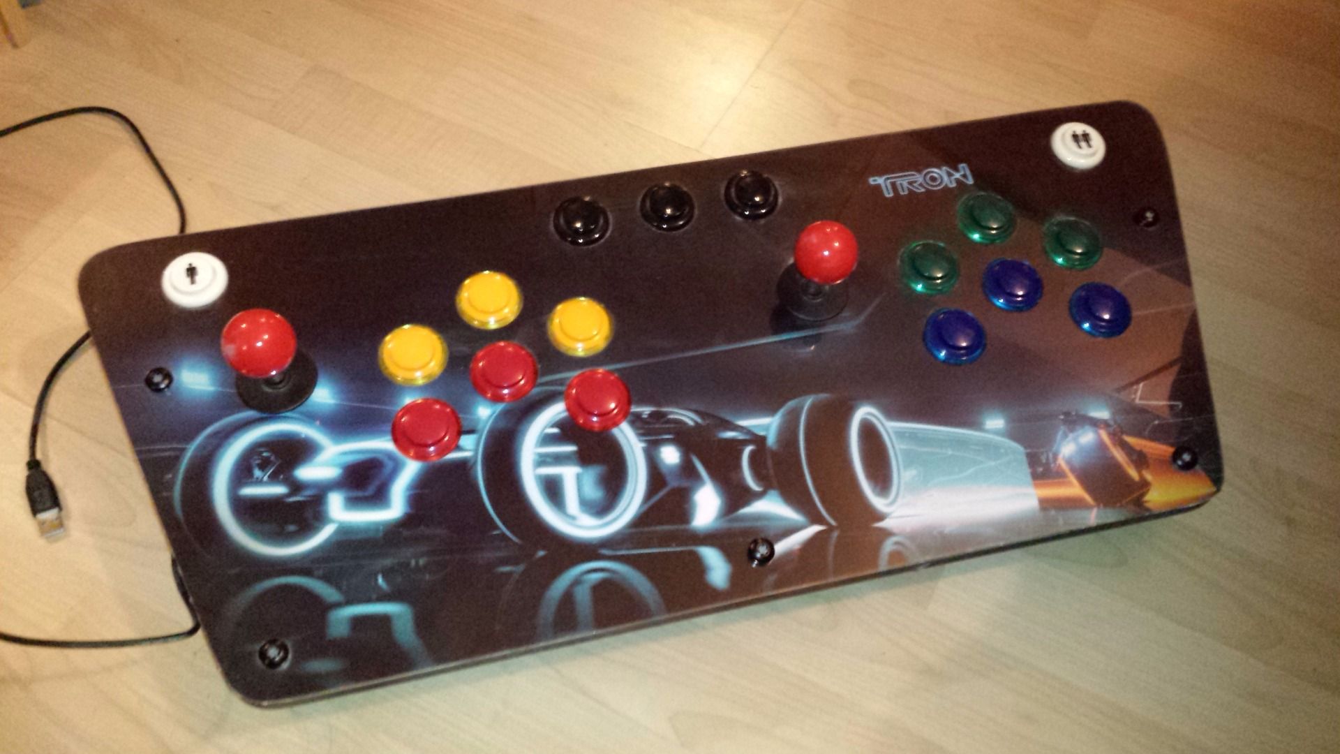 MAME TRON Arcade Control Panel - Instructables