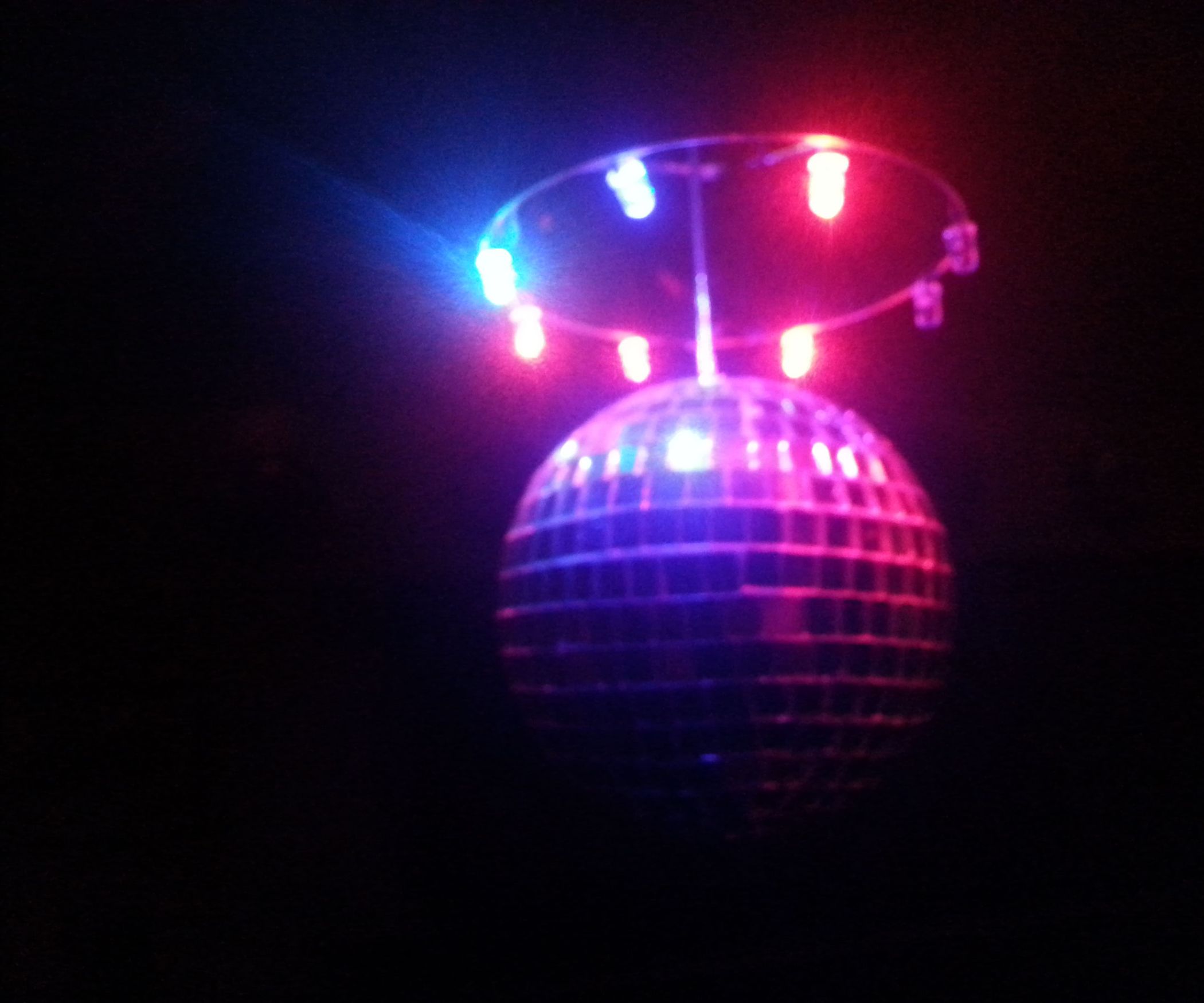 Simple $20 Disco Ball With Color Changing Lights ! - Instructables