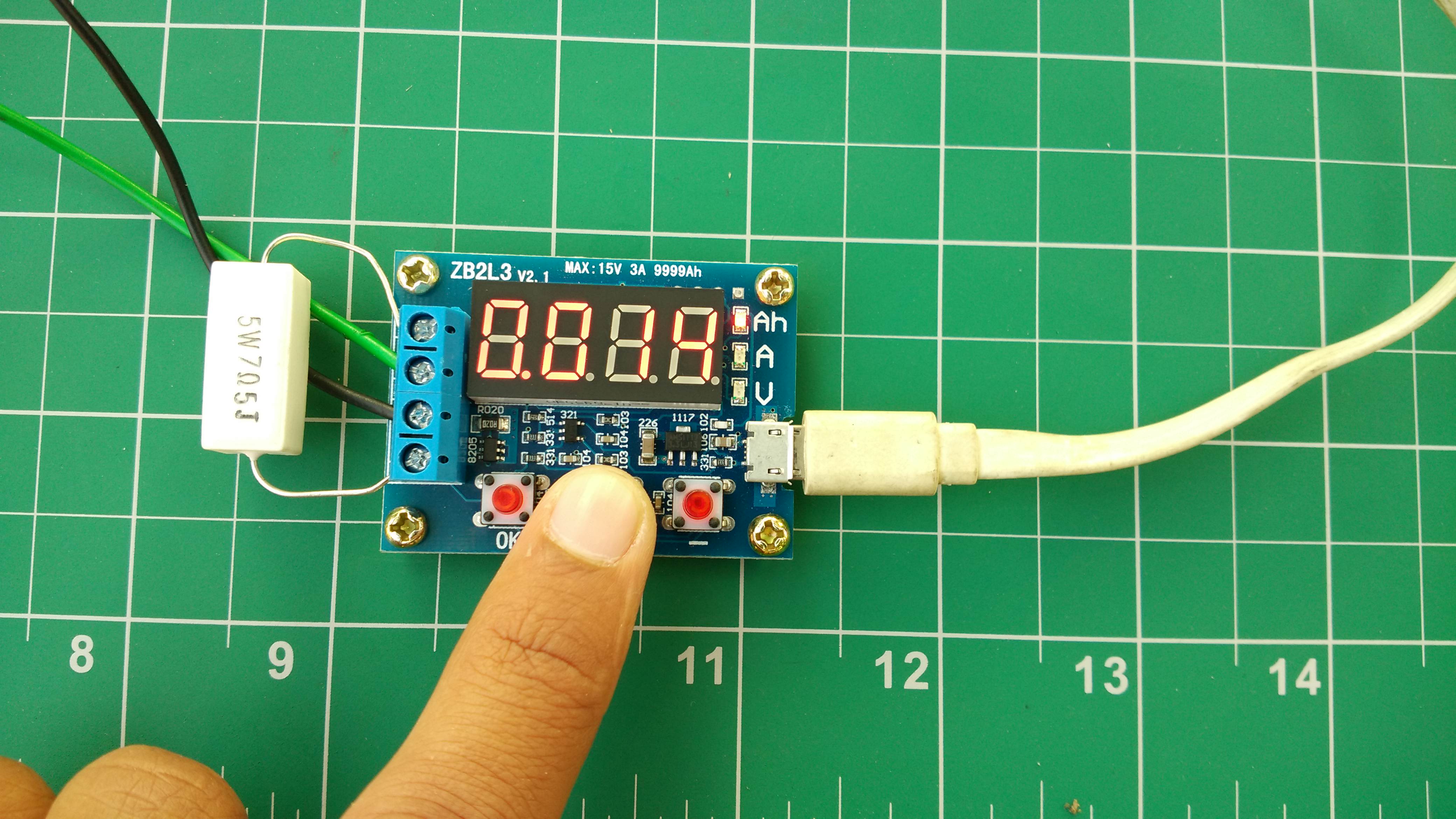 Lithium Battery Capacity Tester : 5 Steps (with Pictures) - Instructables