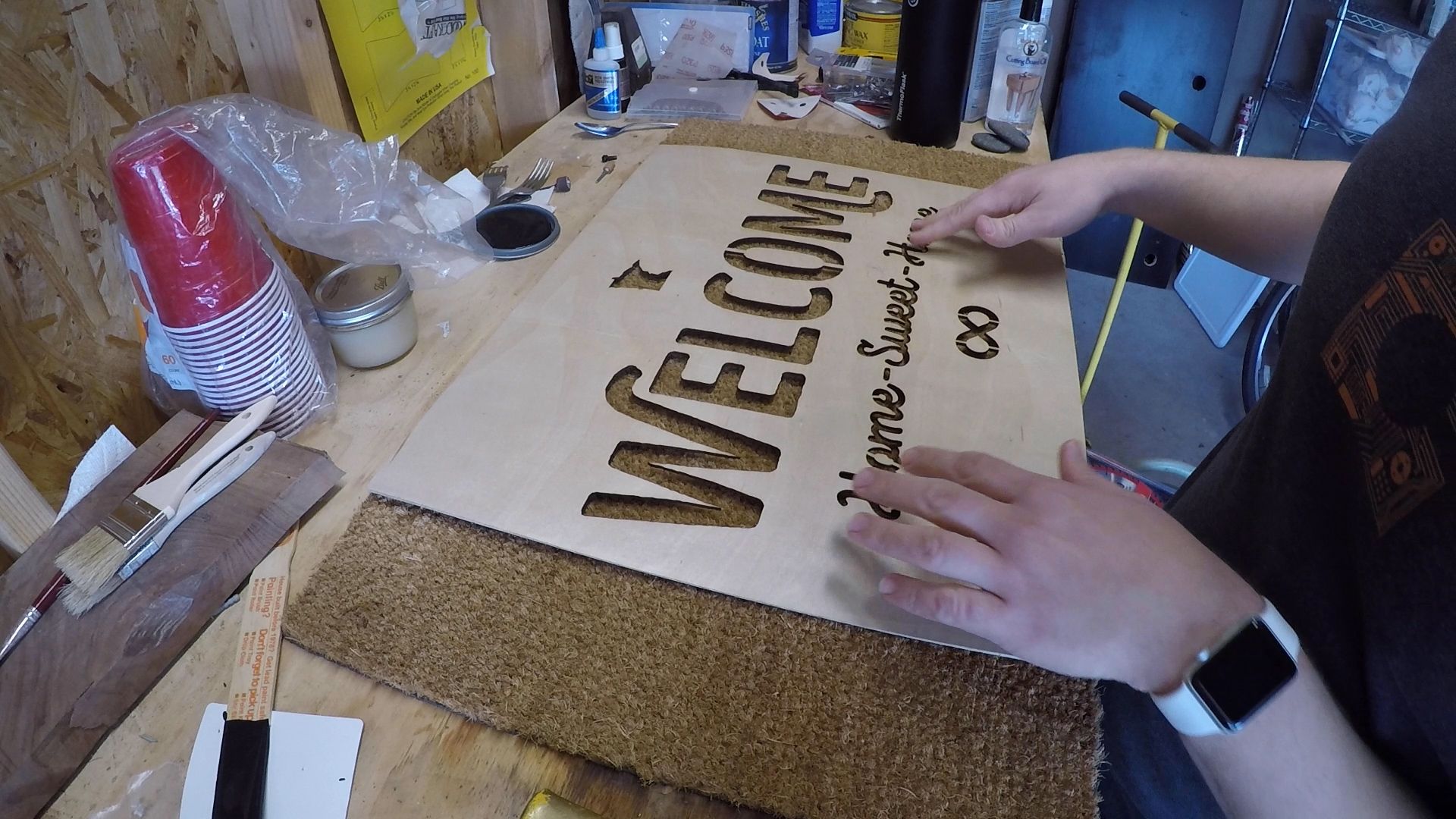 Making a Custom Welcome Mat : 9 Steps (with Pictures) - Instructables
