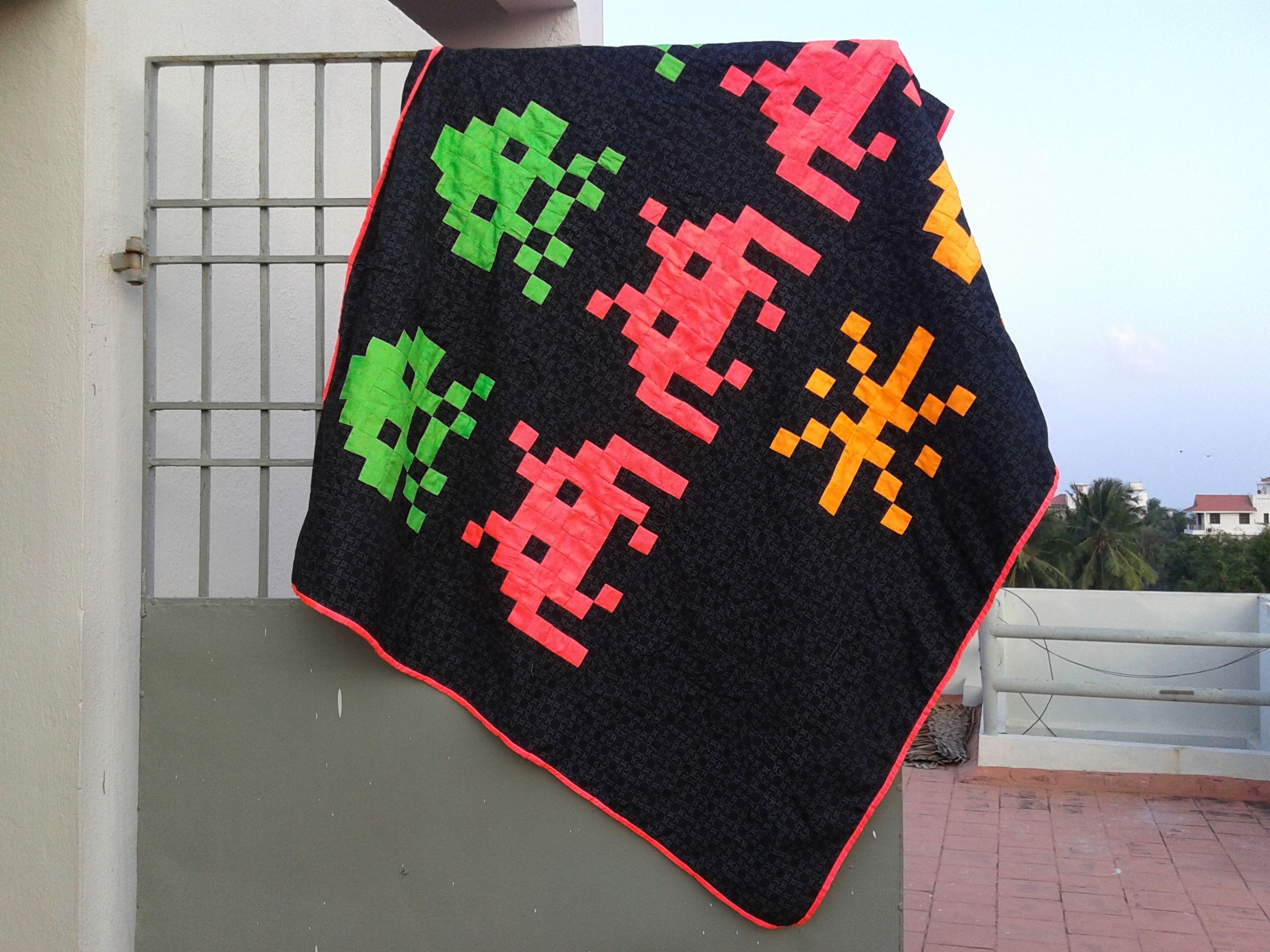 Space Invaders Quilt : 13 Steps (with Pictures) - Instructables