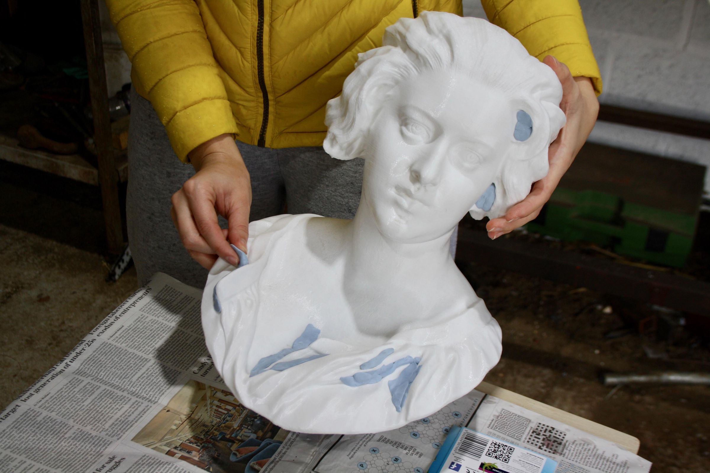 How to Plaster Cast a 3D Printed Sculpture on a Budget : 19 Steps (with ...