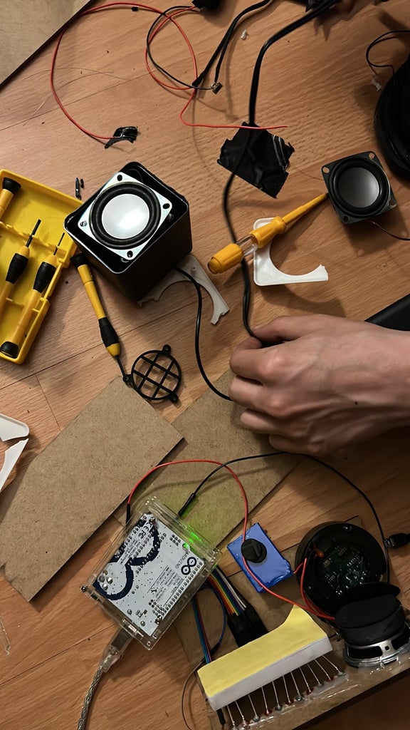 How To Make Vu Meter Using Arduino Bluetooth Speaker Version 5 Steps Instructables