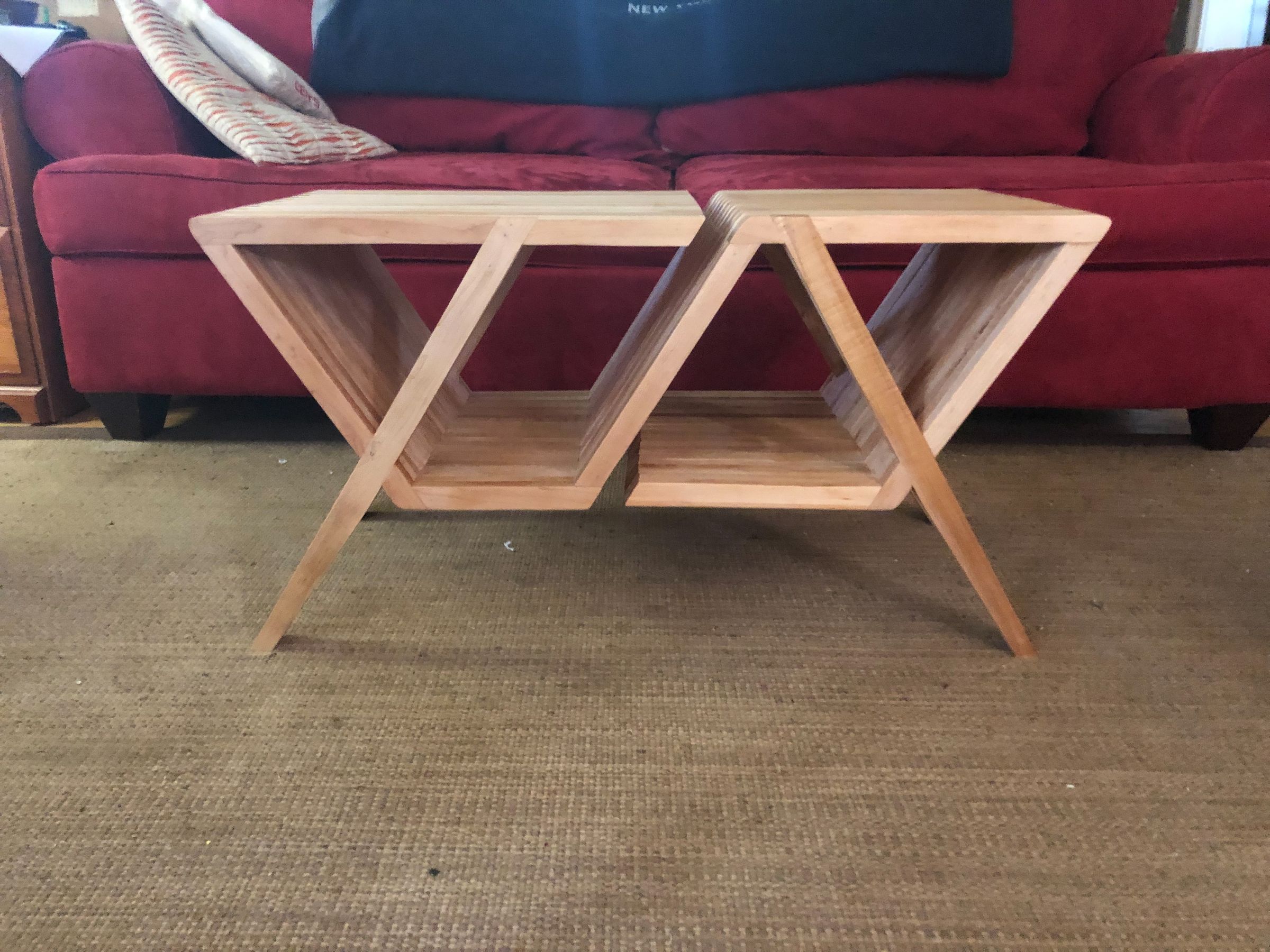 Slat-Built Modern Coffee Table (w/ Additive Joinery) : 16 Steps (with ...