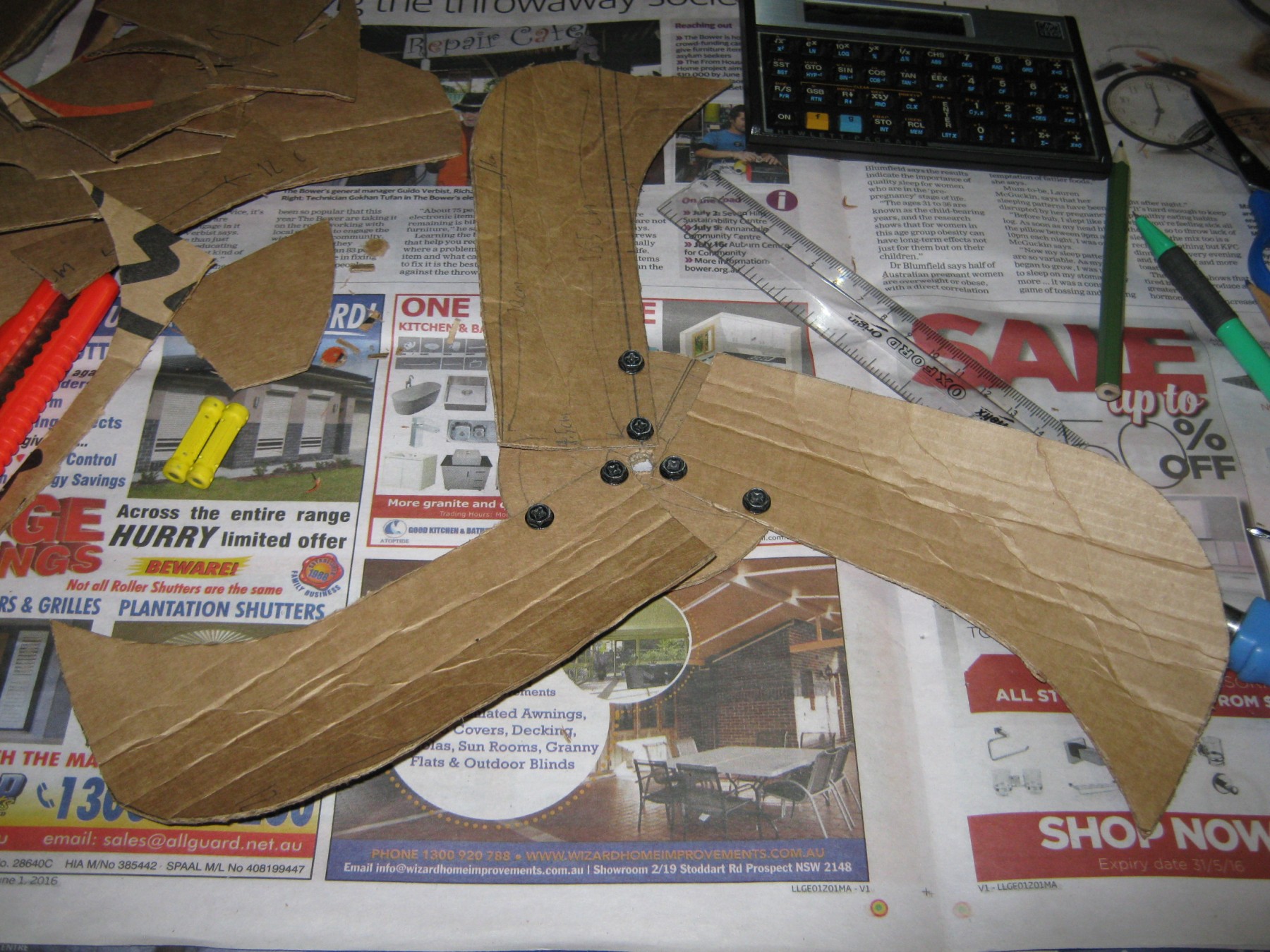 High Performance Cardboard Fan Blade : 14 Steps (with Pictures ...