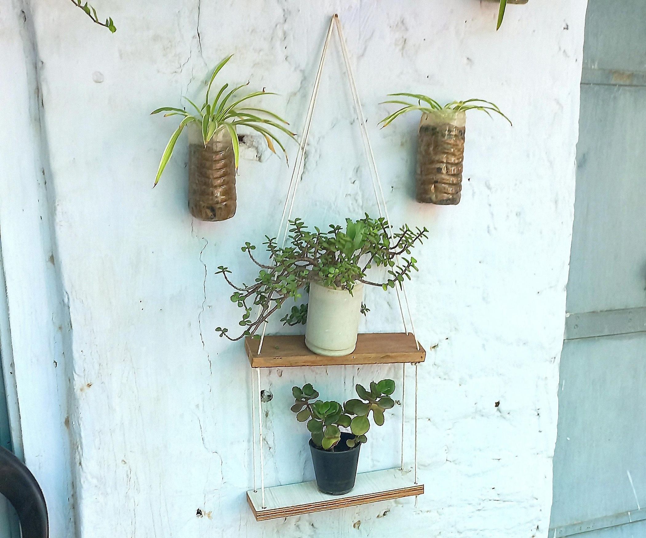 Build Your Own Wooden Wall Hanging Shelf at Home : 5 Steps (with ...