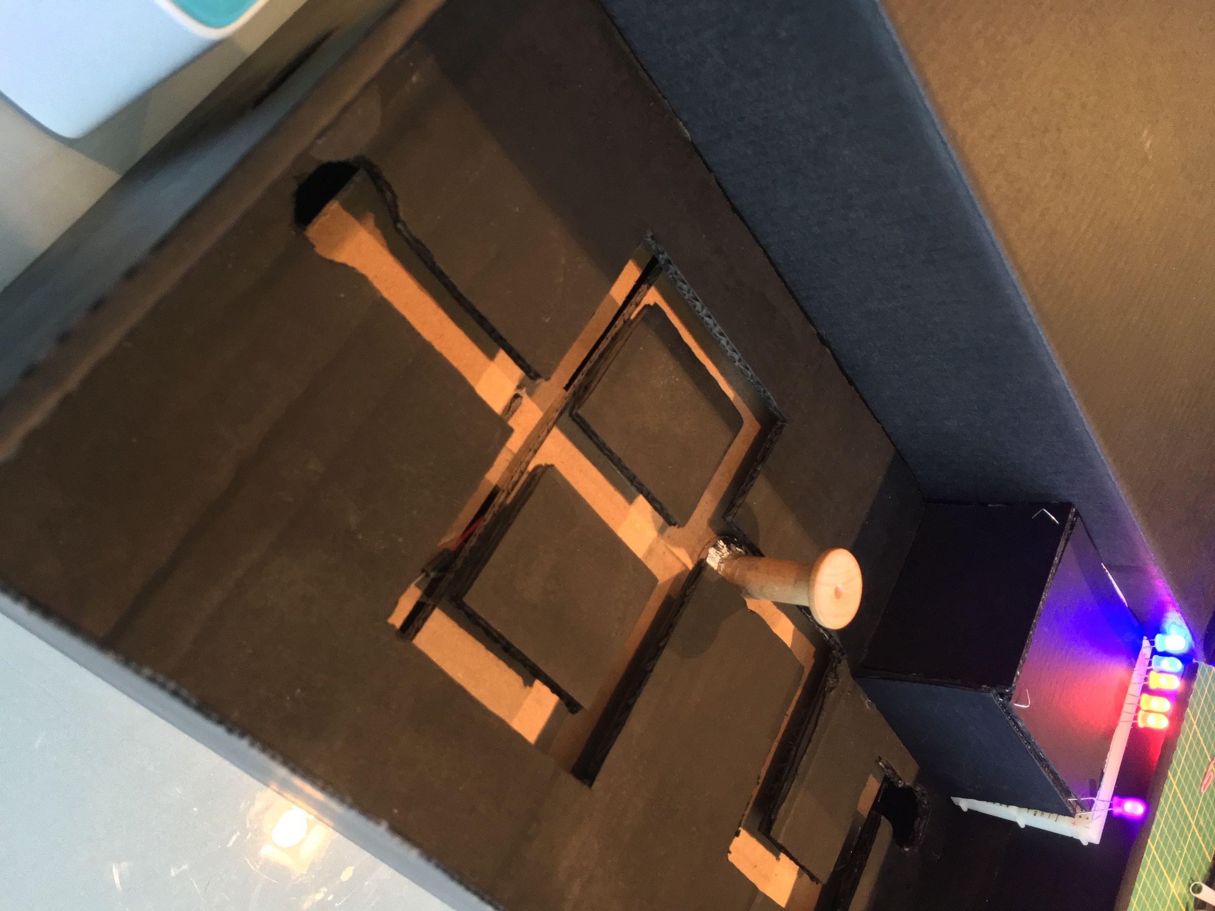 Top-down Mechanical Maze in a Shoe Box, Using Arduino : 5 Steps ...