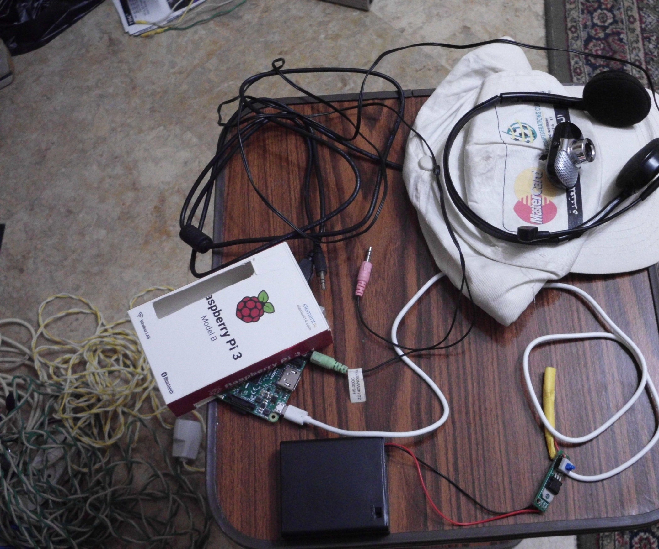 Raspberry Pi 3 Based Simple AI Blind Navigation Cap (AIDA3) : 3 Steps ...