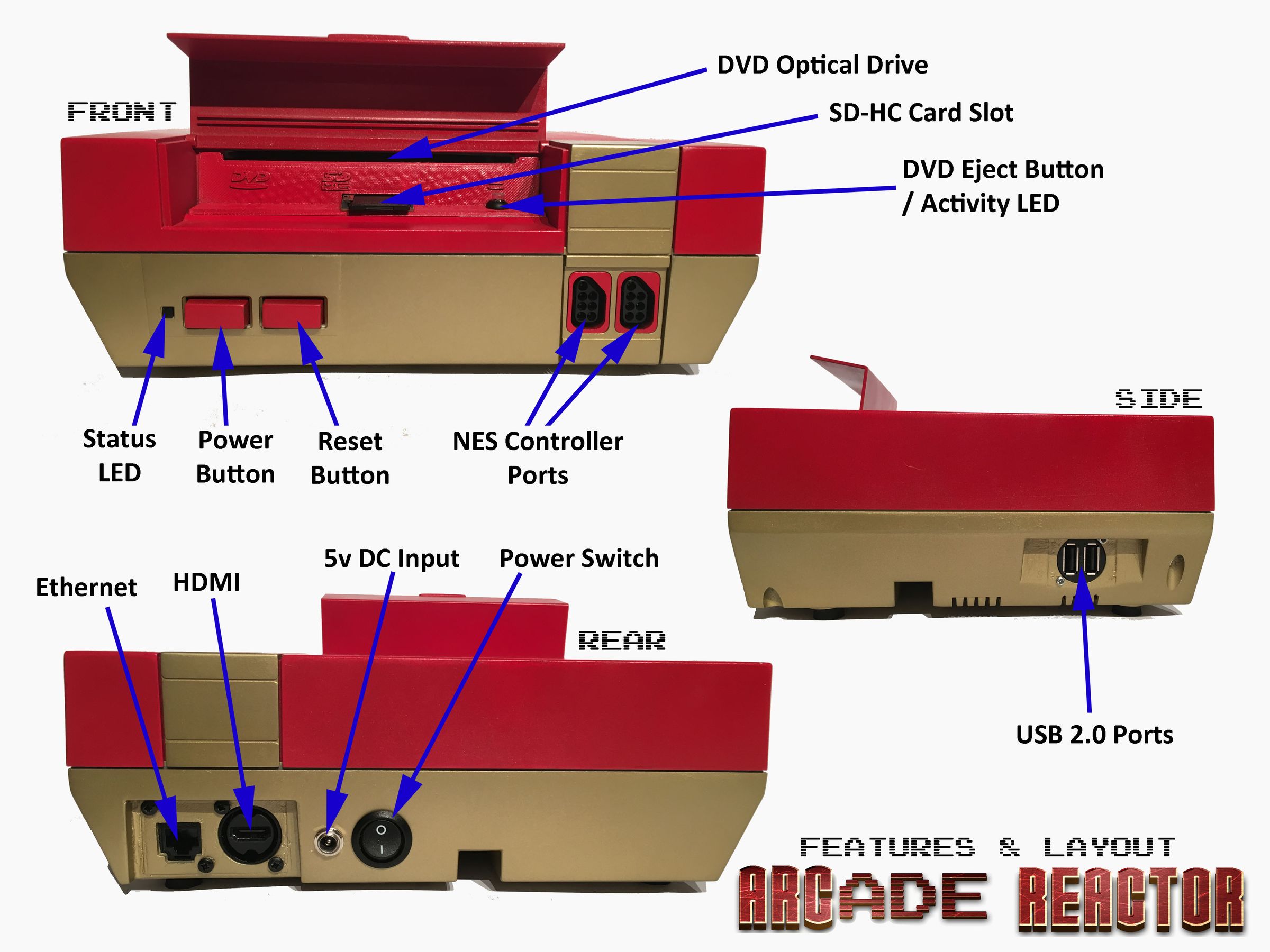 ARCade Reactor - RetroPie Gaming and Media System : 10 Steps (with ...