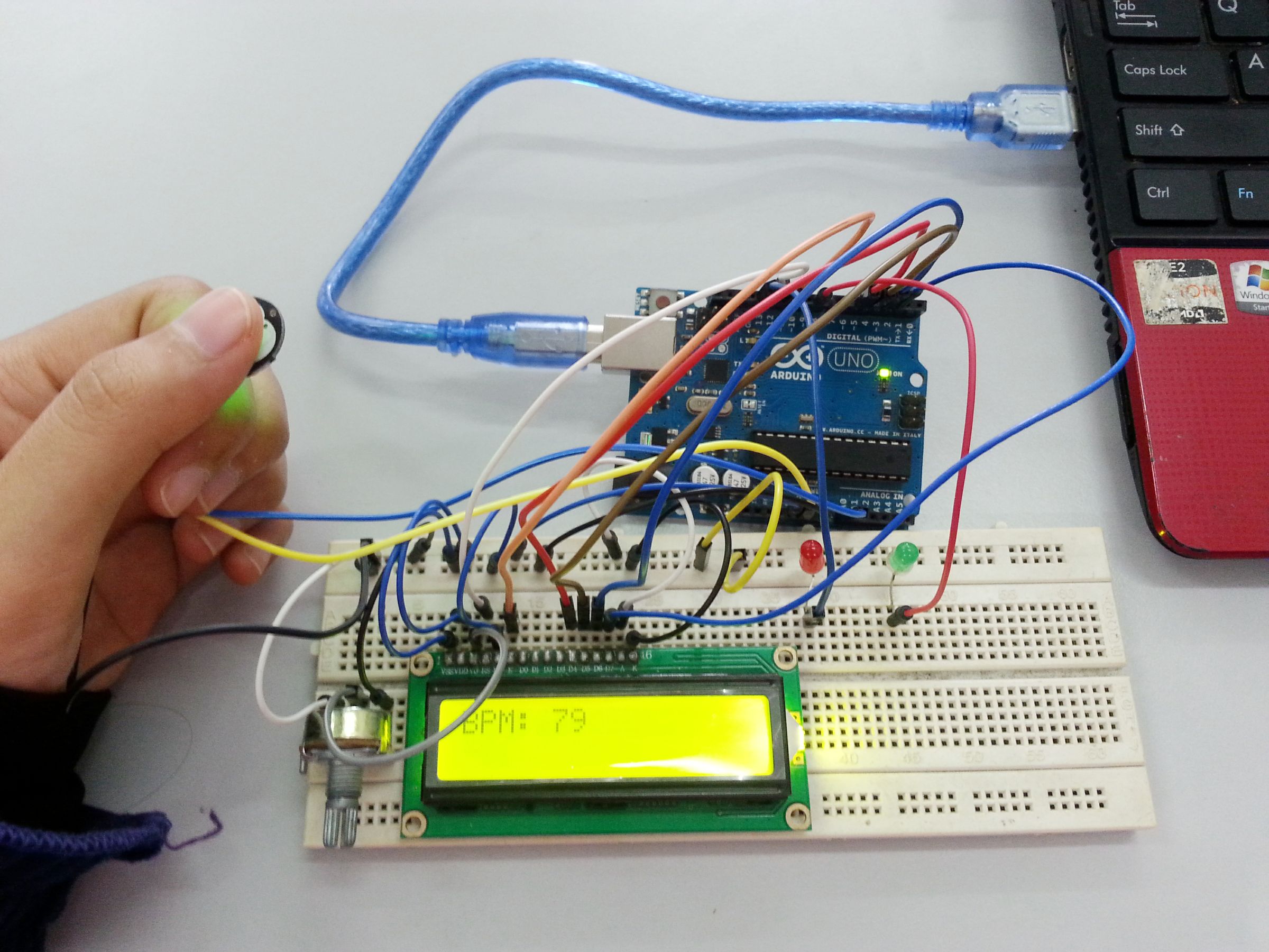 Pulse Sensor With Arduino Tutorial : 9 Steps (with Pictures ...