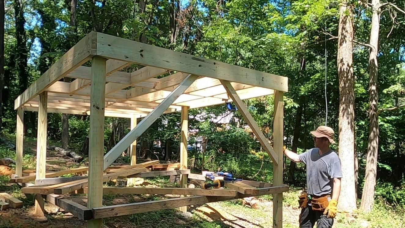 Backyard Treehouse With Zip Line, Trap Door, and Sliding Door : 25 ...