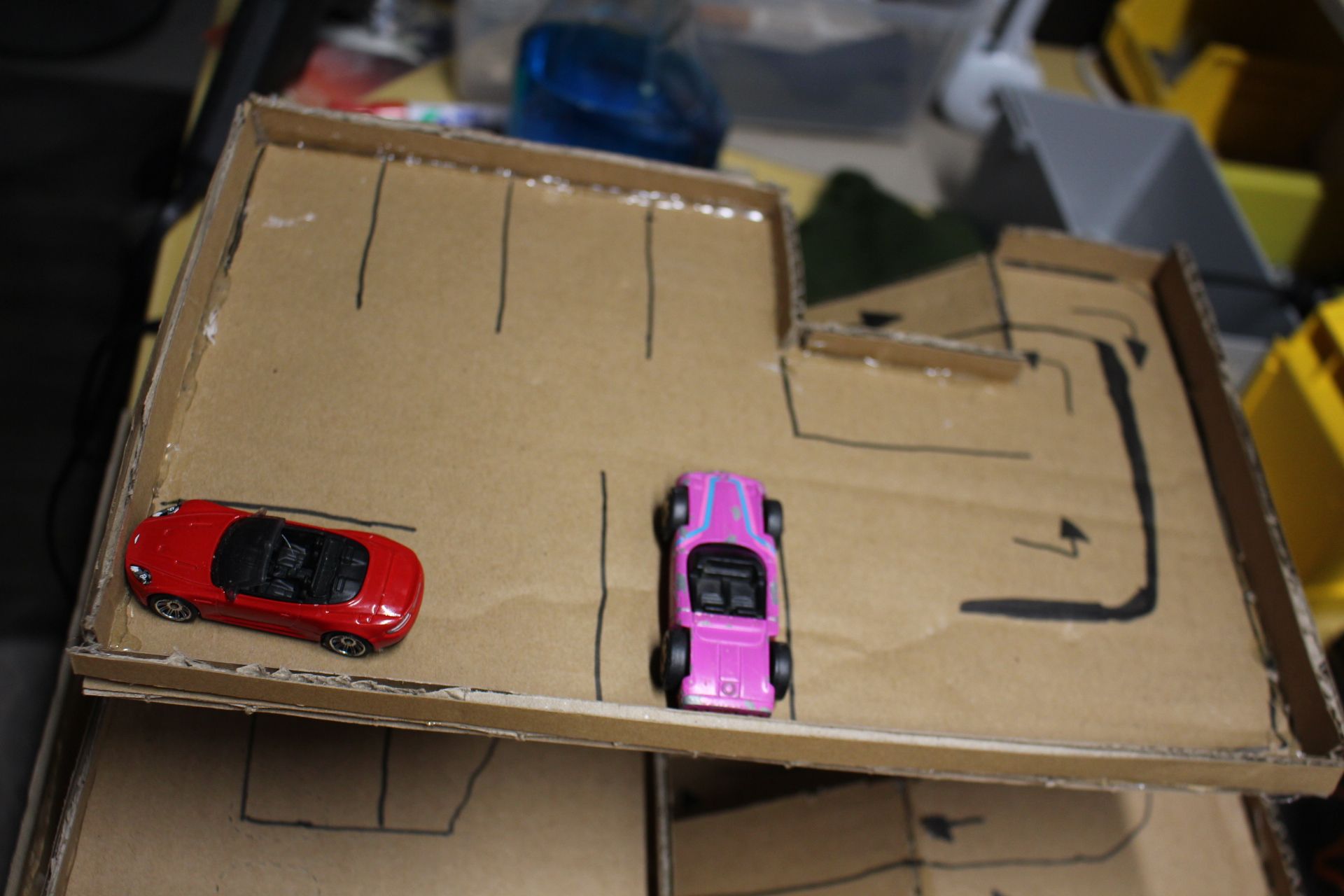 3 Tiered Toy Cardboard Parking Garage : 8 Steps - Instructables