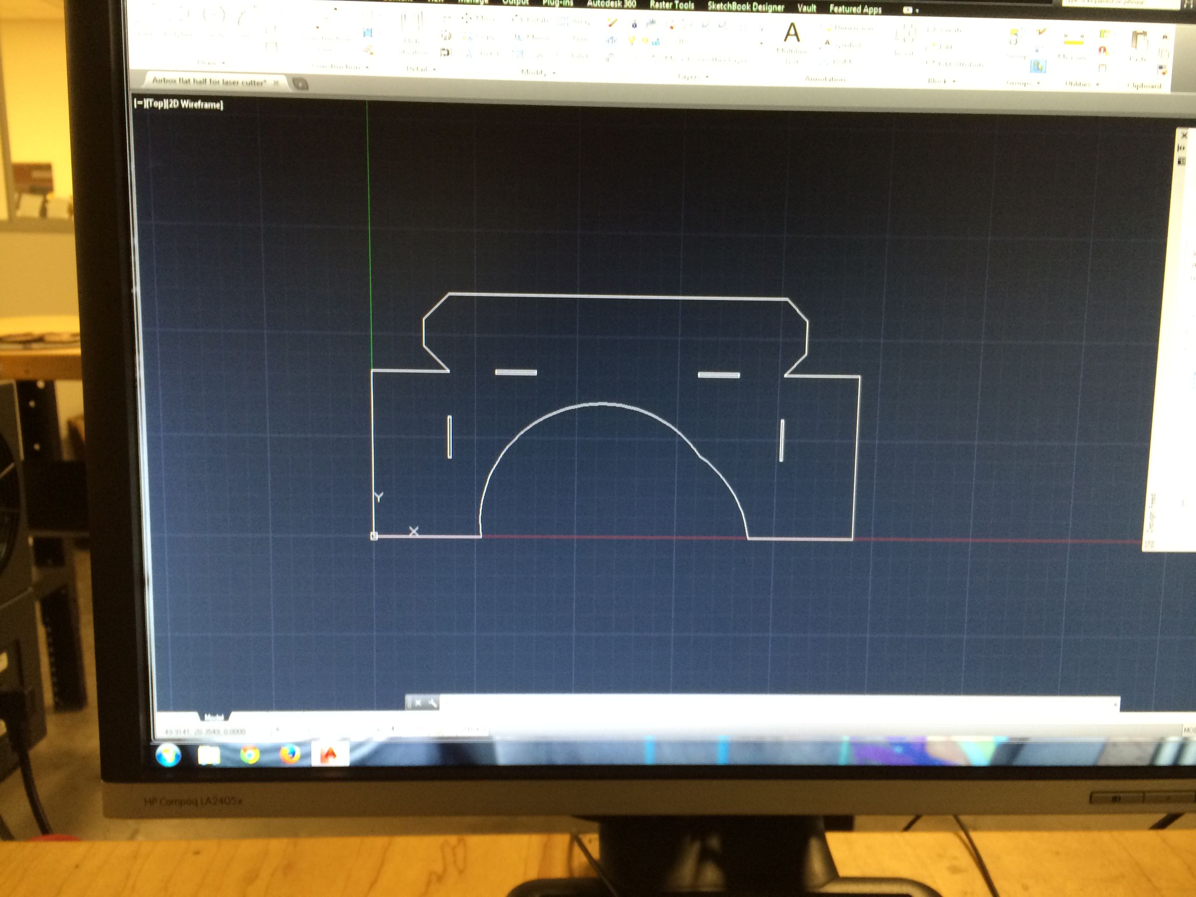 Laser Cut a Template for a Sheetmetal Box (flat Pattern) : 8 Steps ...