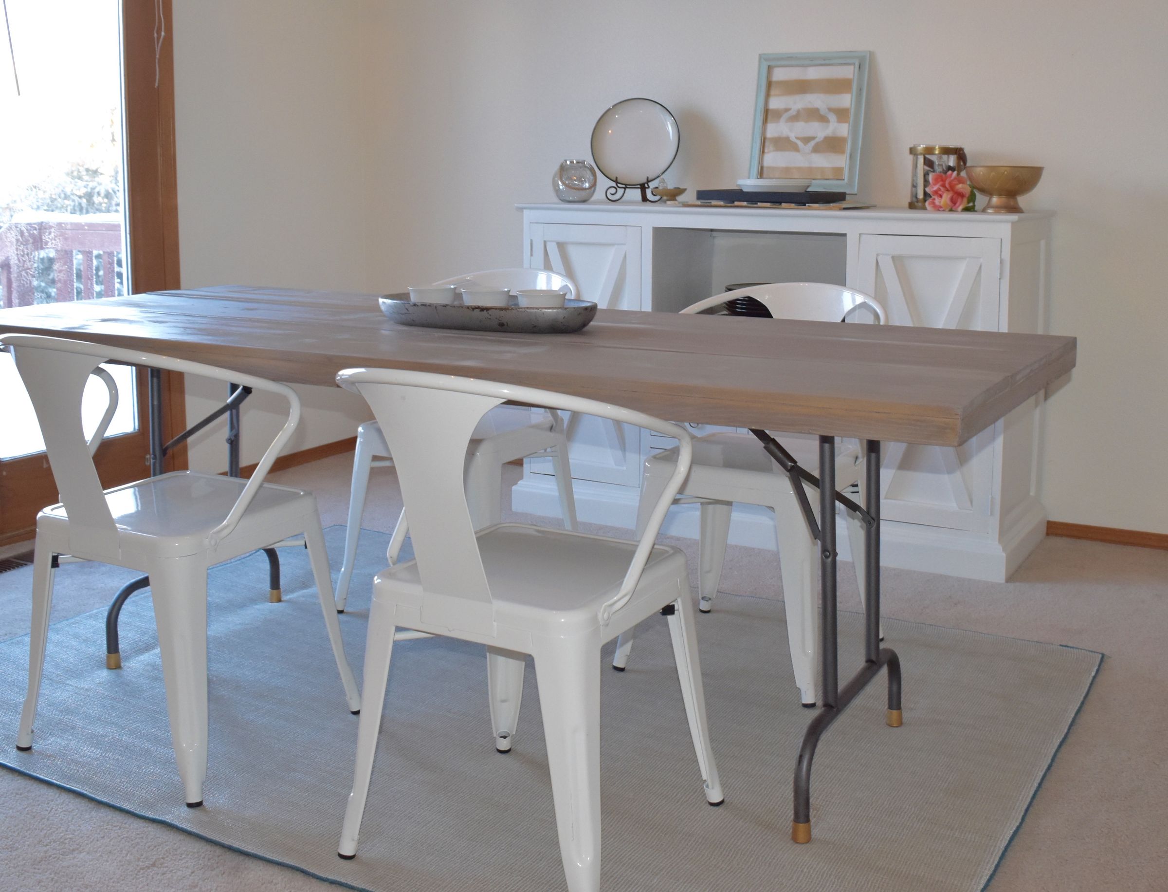 Turn a Folding Table Into a Dining Table : 7 Steps (with Pictures ...
