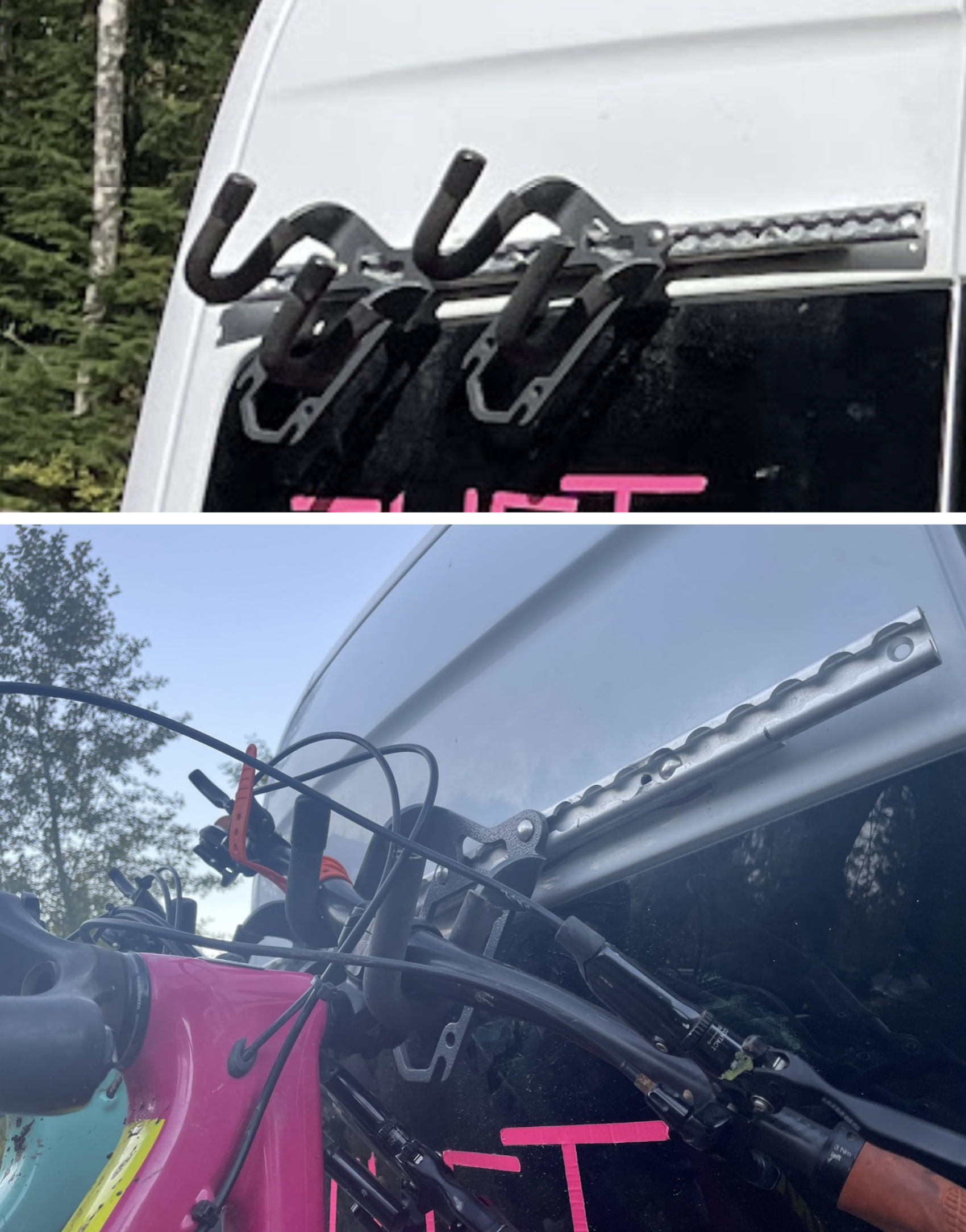 Mimimalist Van Bike Rack Rear Door Mount : 5 Steps (with Pictures ...