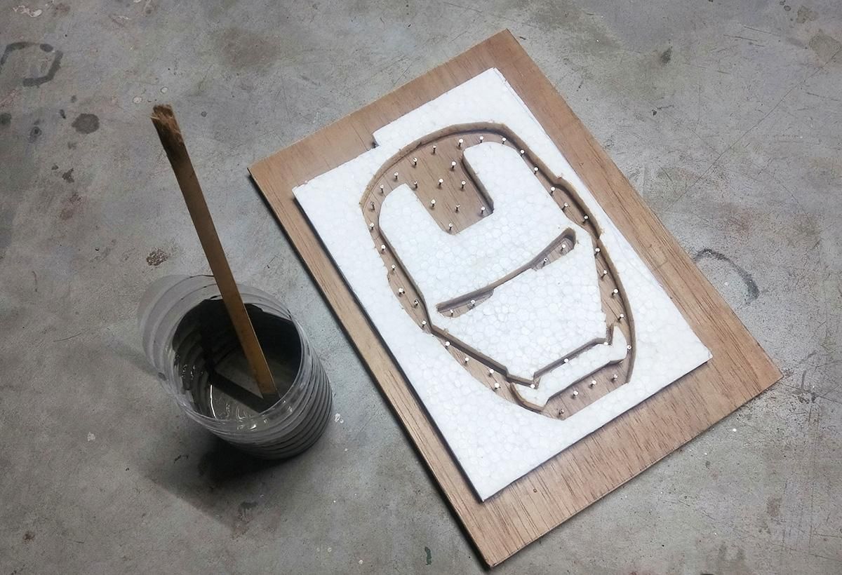 Iron Man - Helmet | Cement Wall Art : 16 Steps (with Pictures ...