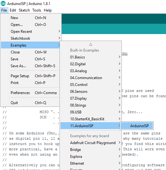 How To Program The Attiny13a With Arduino Nano Antonio Testing Of The