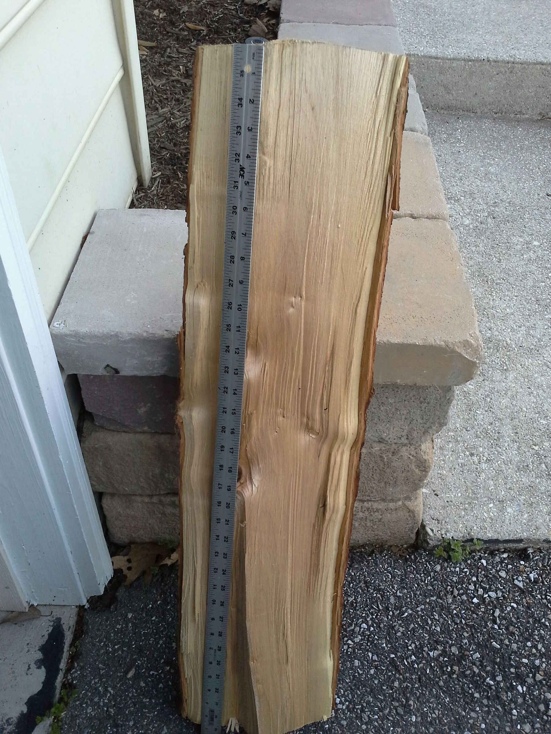 Easy Log Bench : 4 Steps - Instructables