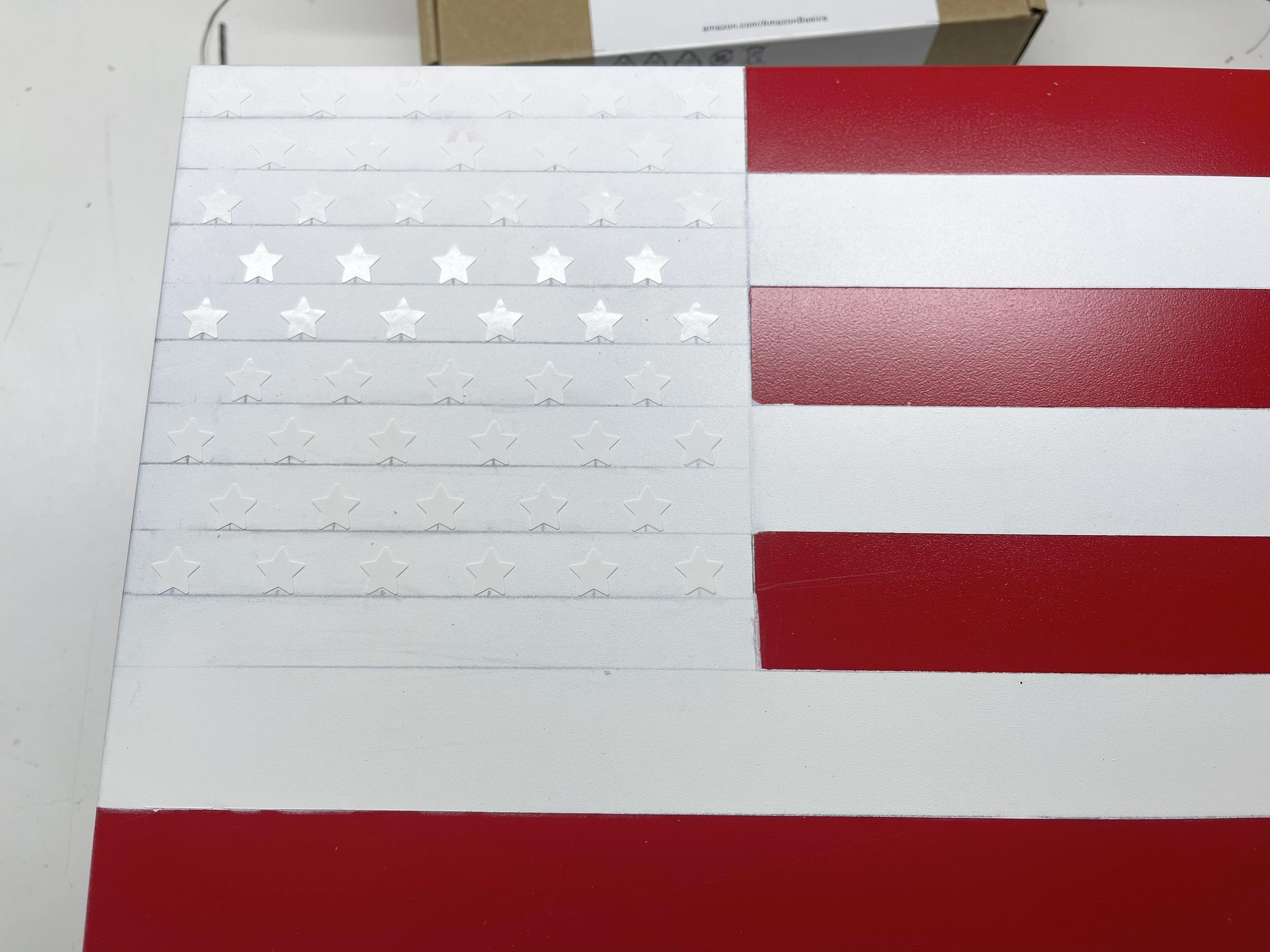 How to Paint the USA Flag on a Rack Mount Enclosure : 5 Steps (with ...