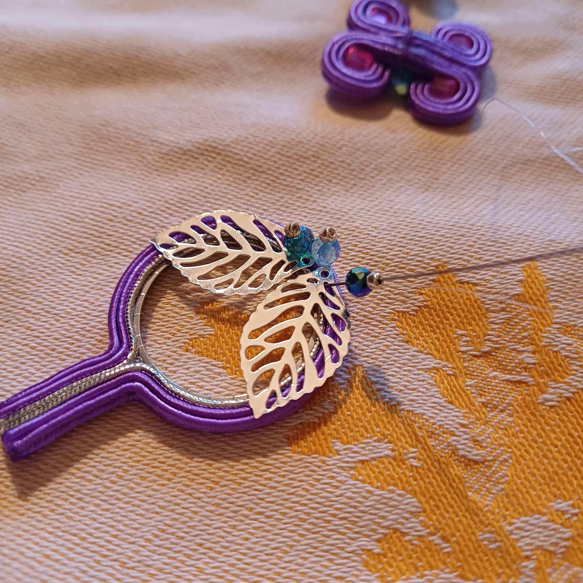 Embroidered Filigree Earrings "Purple Rain" : 9 Steps (with Pictures ...